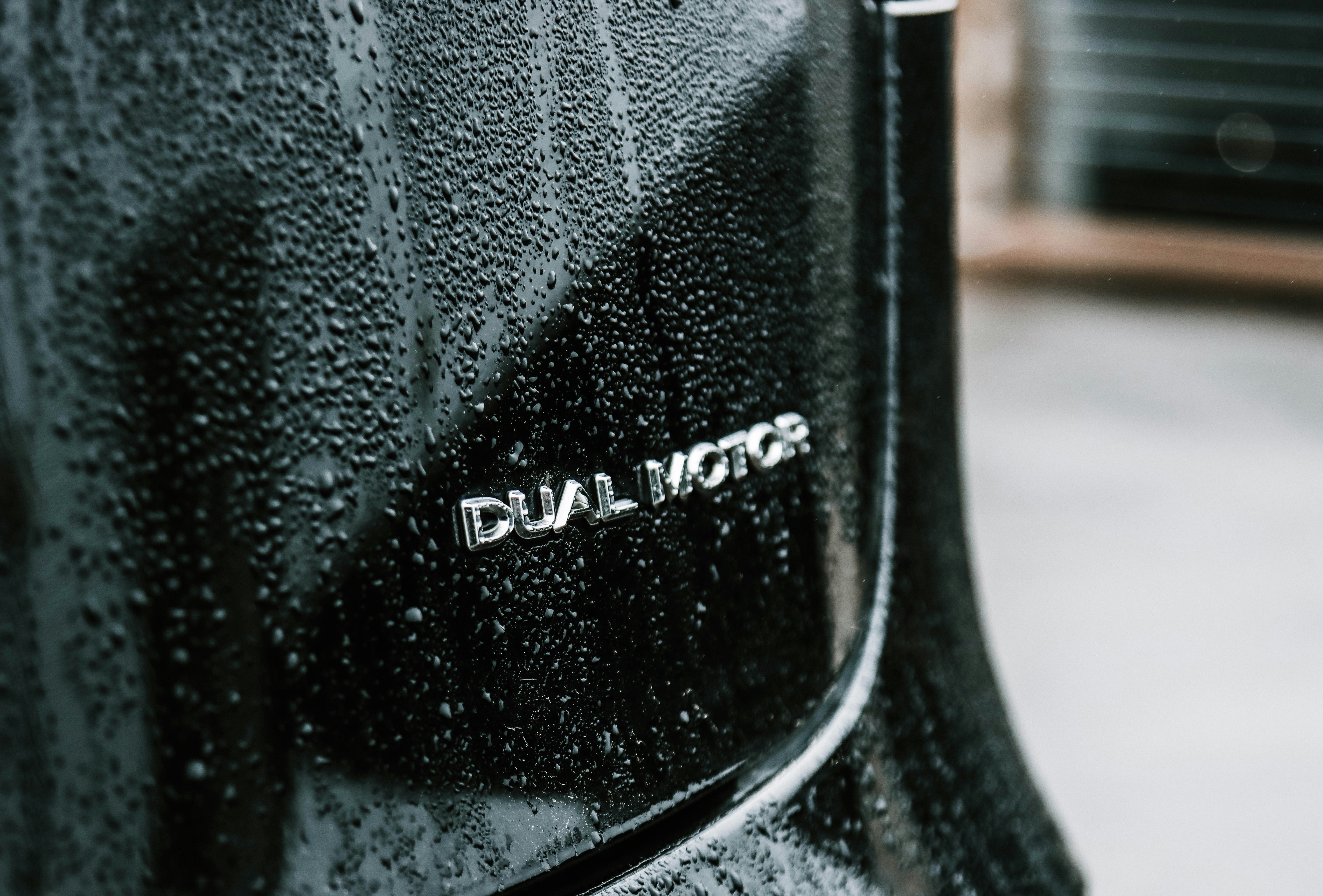Sleek Elegance: Wet Reflections