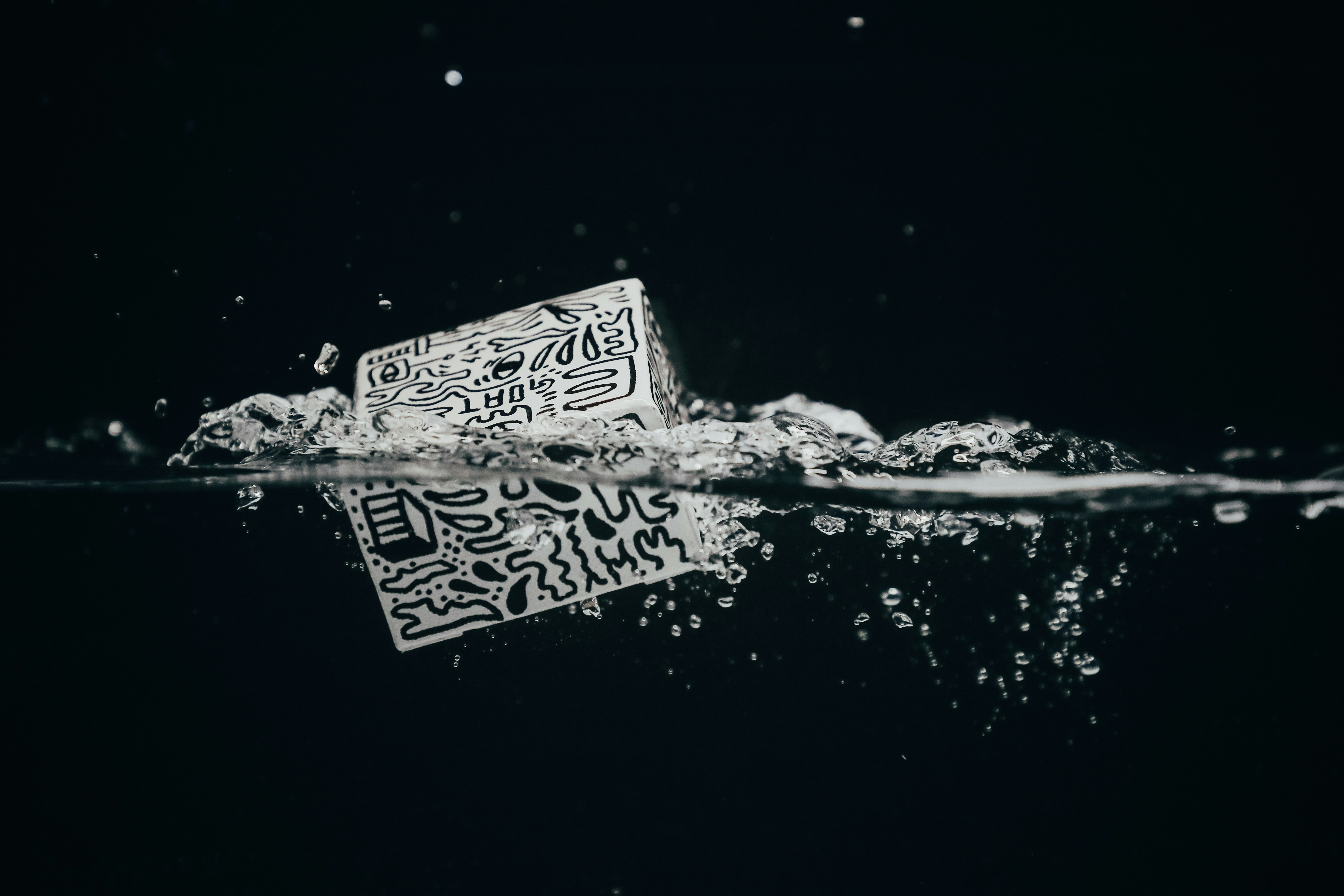 Midnight Splash: The Doodled Tile Surfaces the Dark