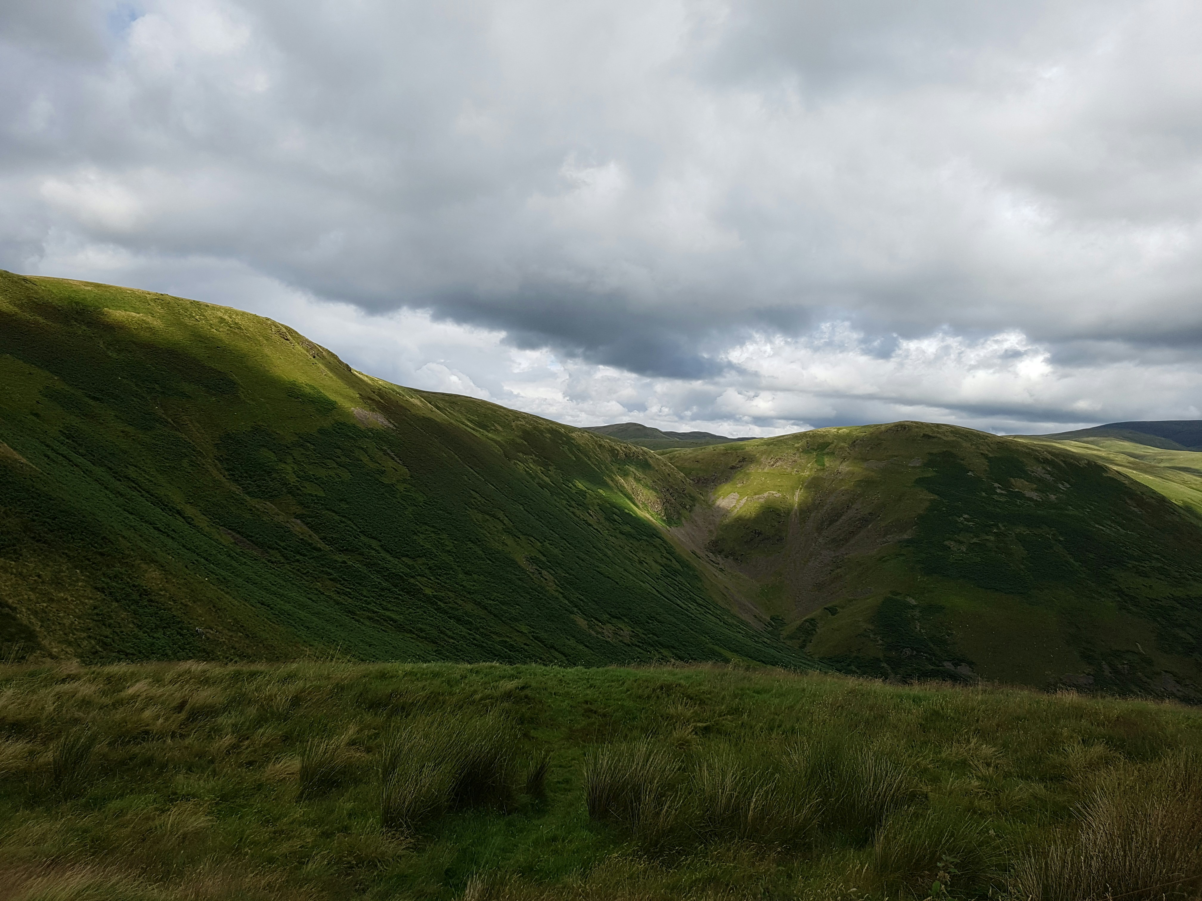 Green grass field under cloudy sky during daytime photo – Free Moffat ...