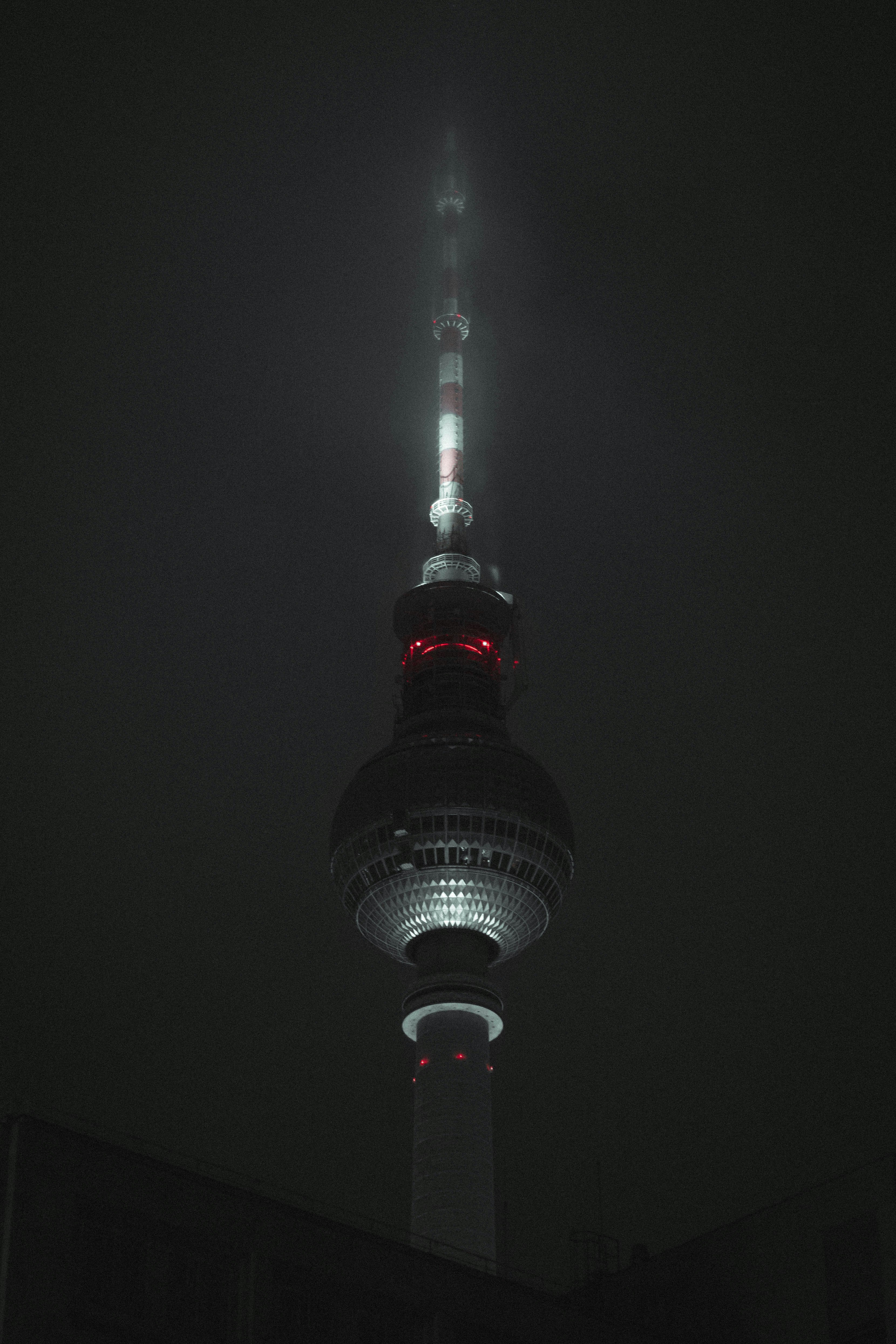 Midnight Pulse: Berlin's Fernsehturm Pierces the Night