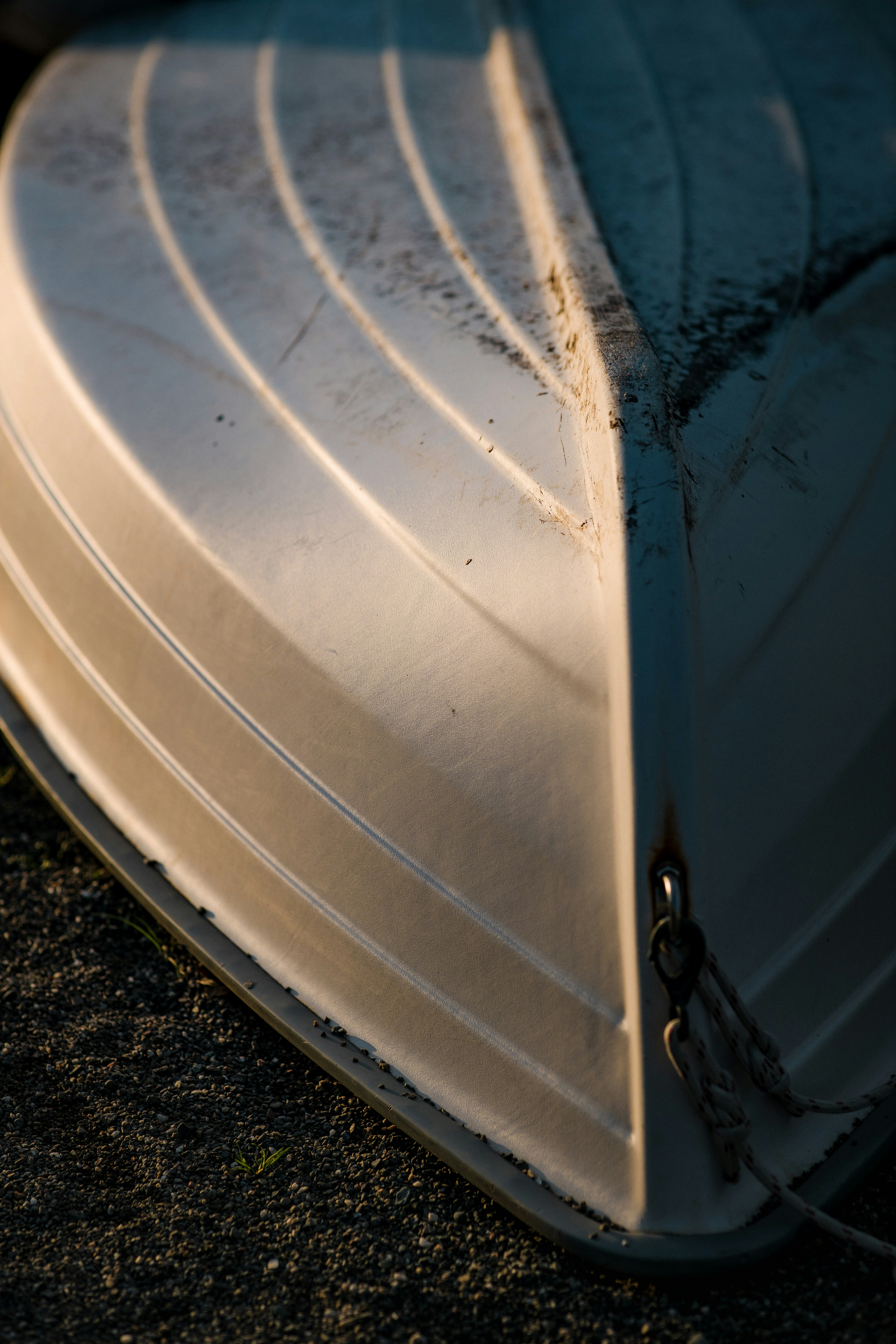 Hull Lines: A Close-Up on Weathered Curves and Edge Details