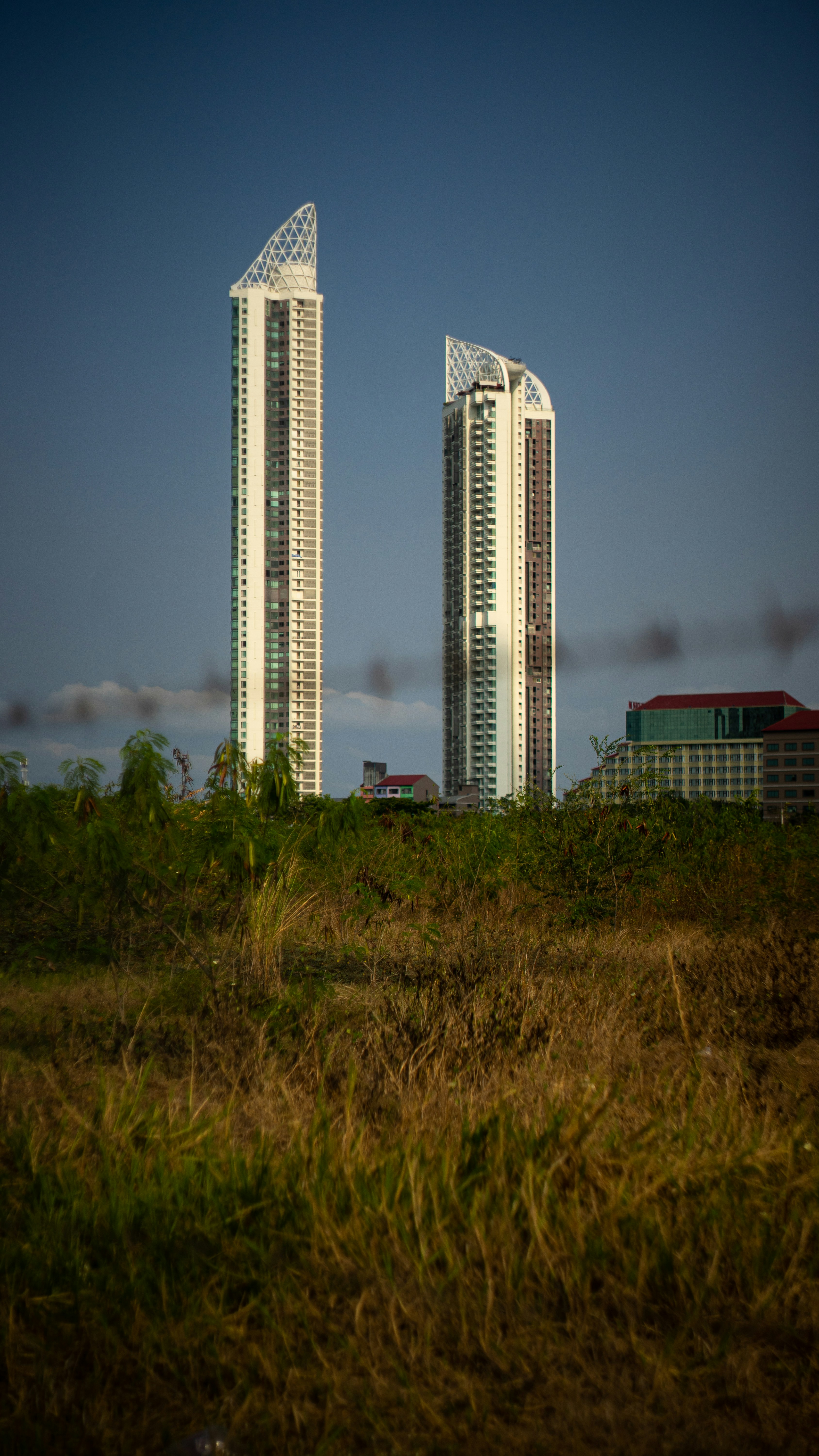 White high rise building during night time photo – Free Building Image ...