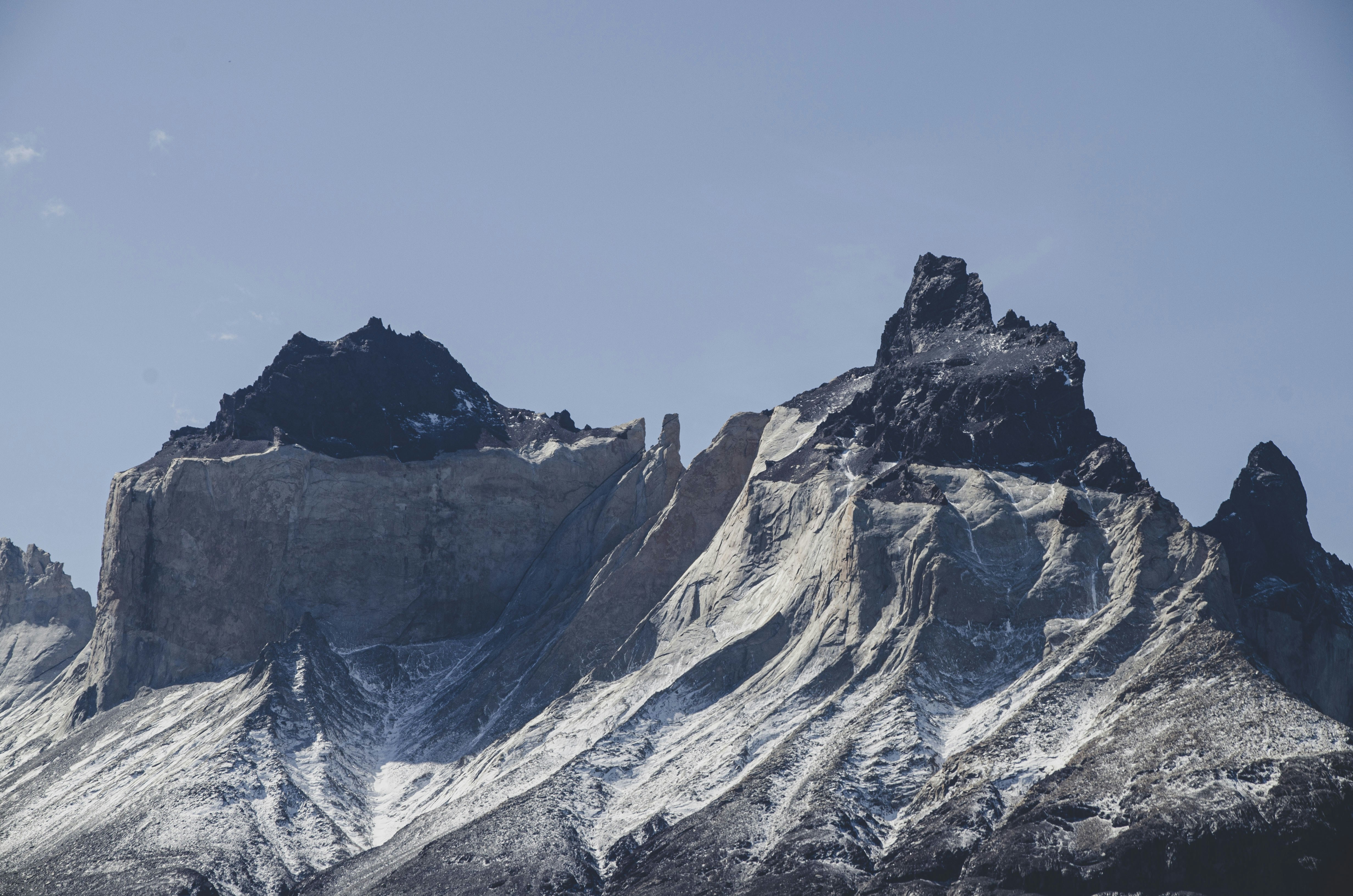Sentinels of Snow: A Jagged Alpine Crest