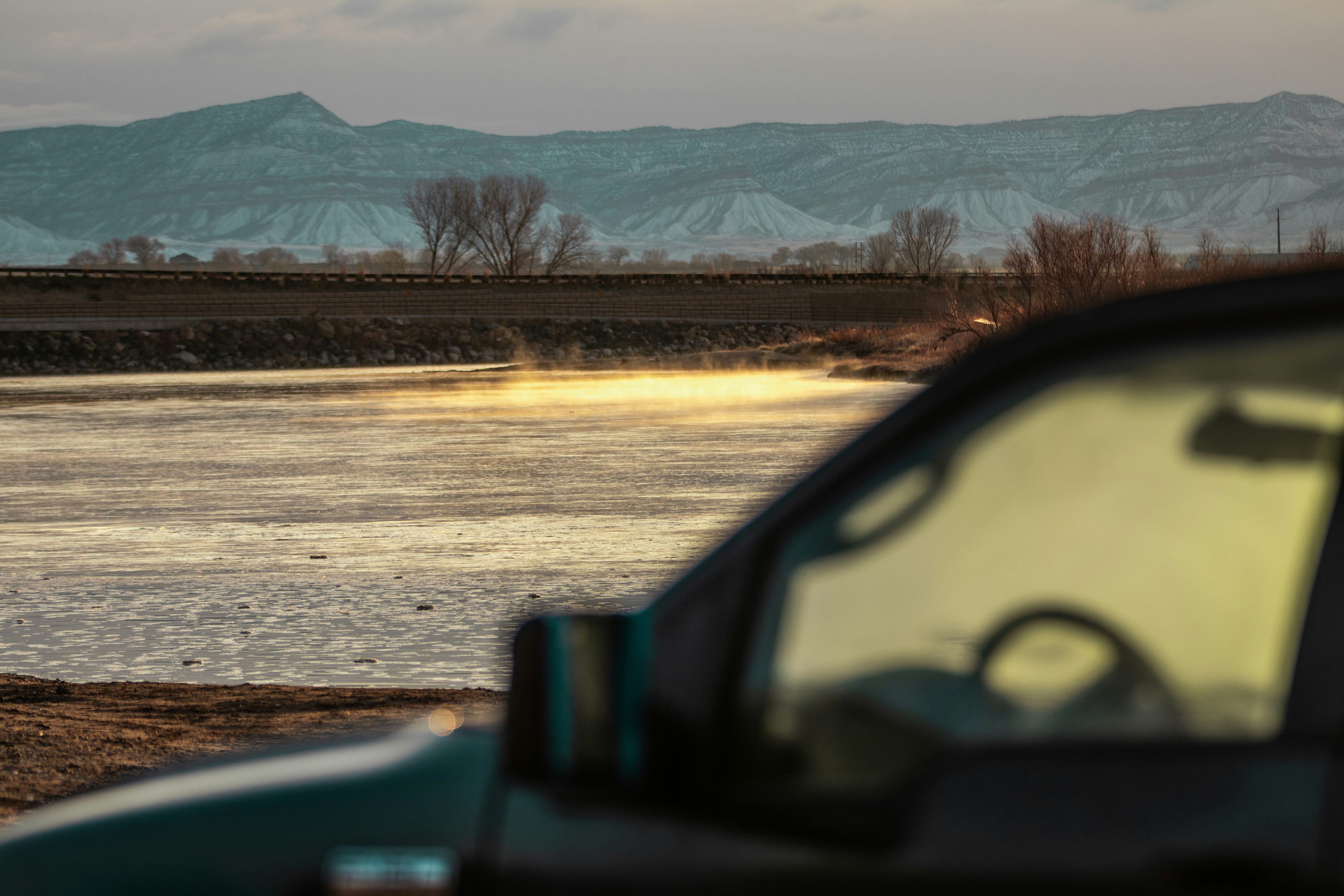 Rear-view Mirror to Aglow Distant Range