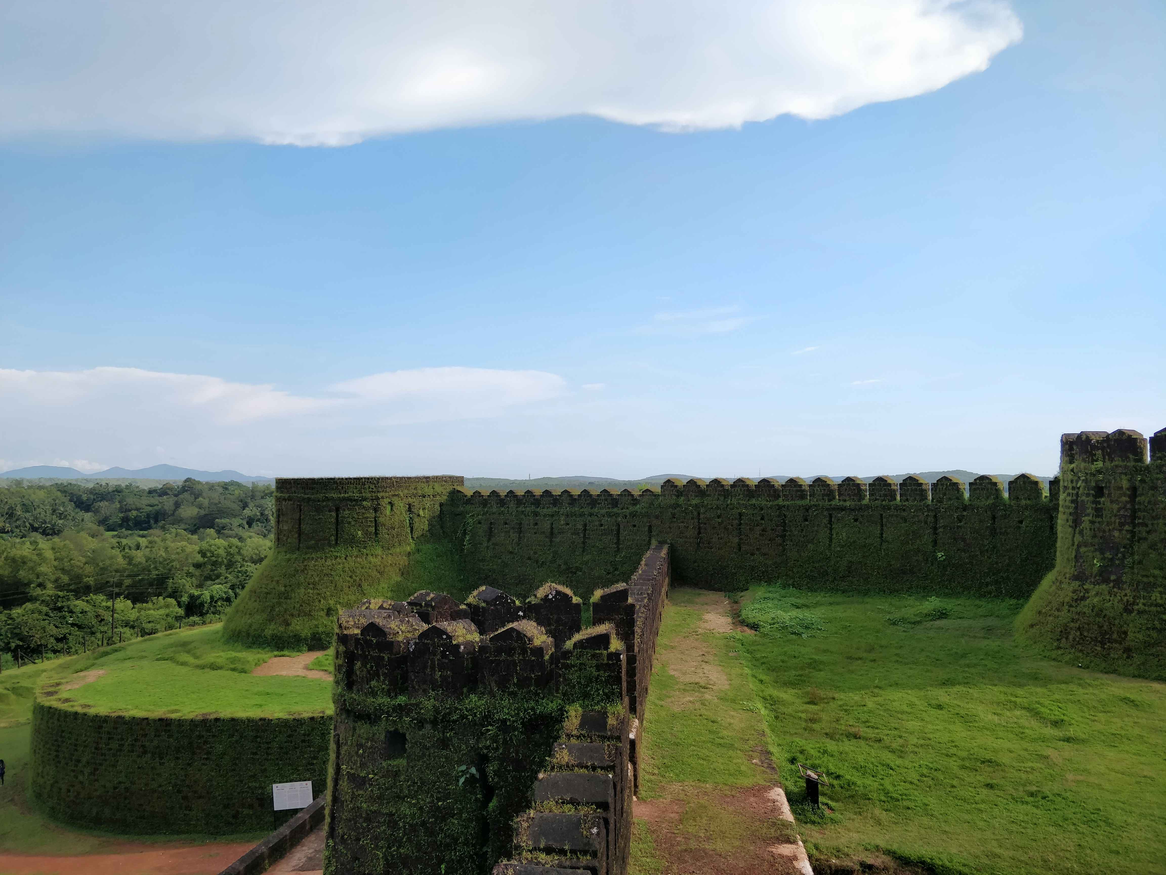 Ancient Fort Amidst Verdant Landscapes