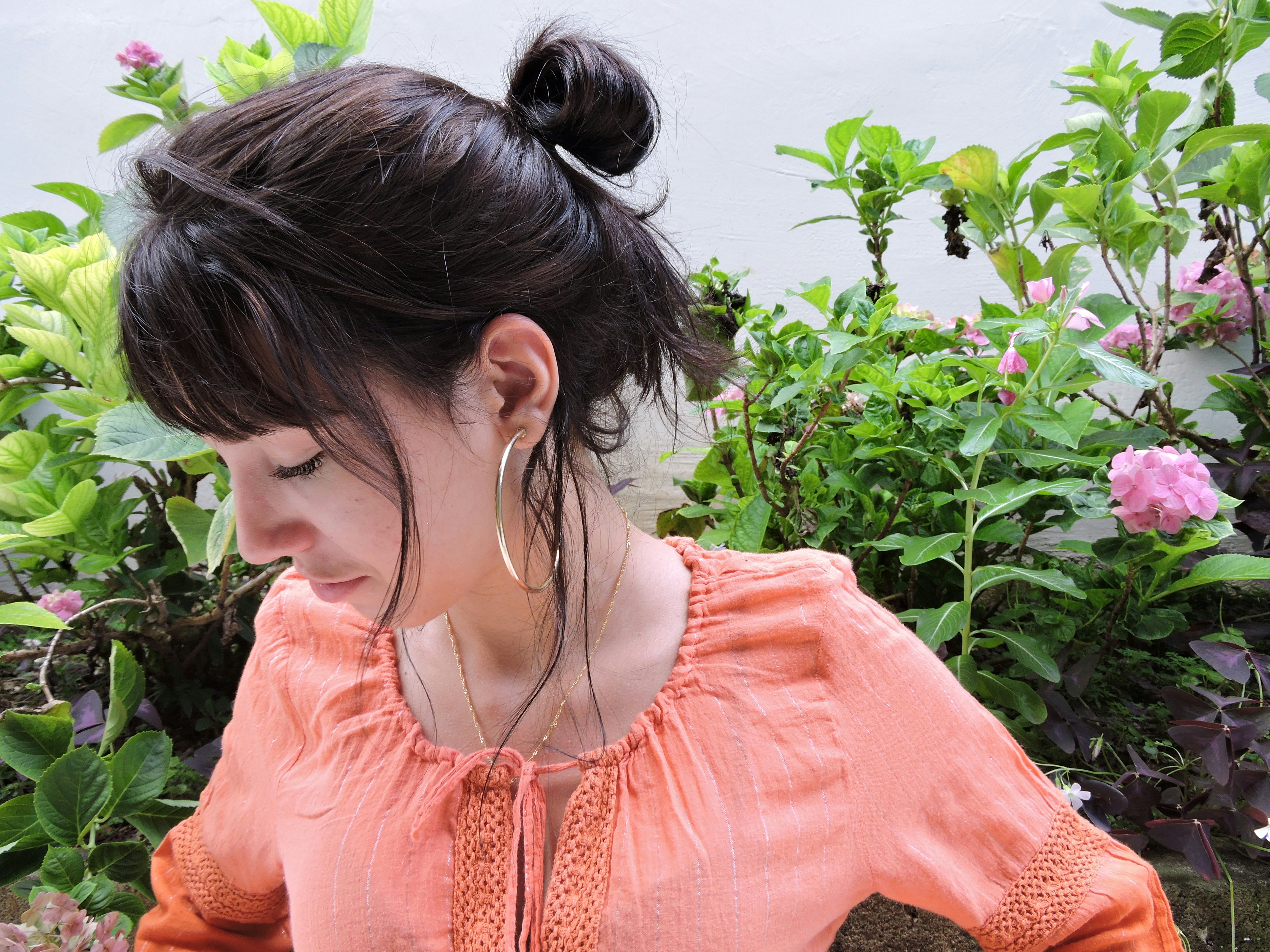 Soft Portrait in a Garden of Peonies
