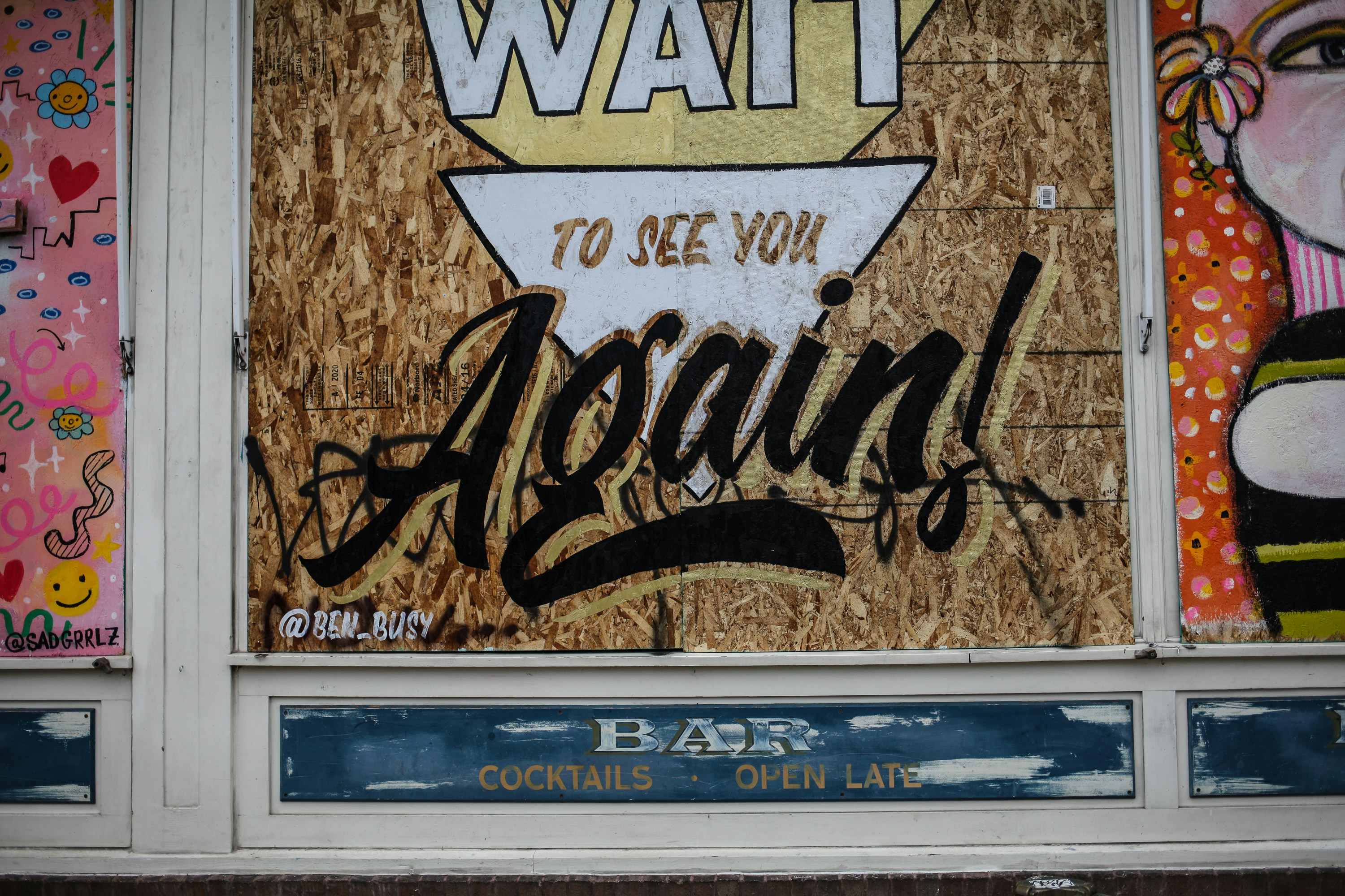 Among the Boards: A Worn Window to Nightlife