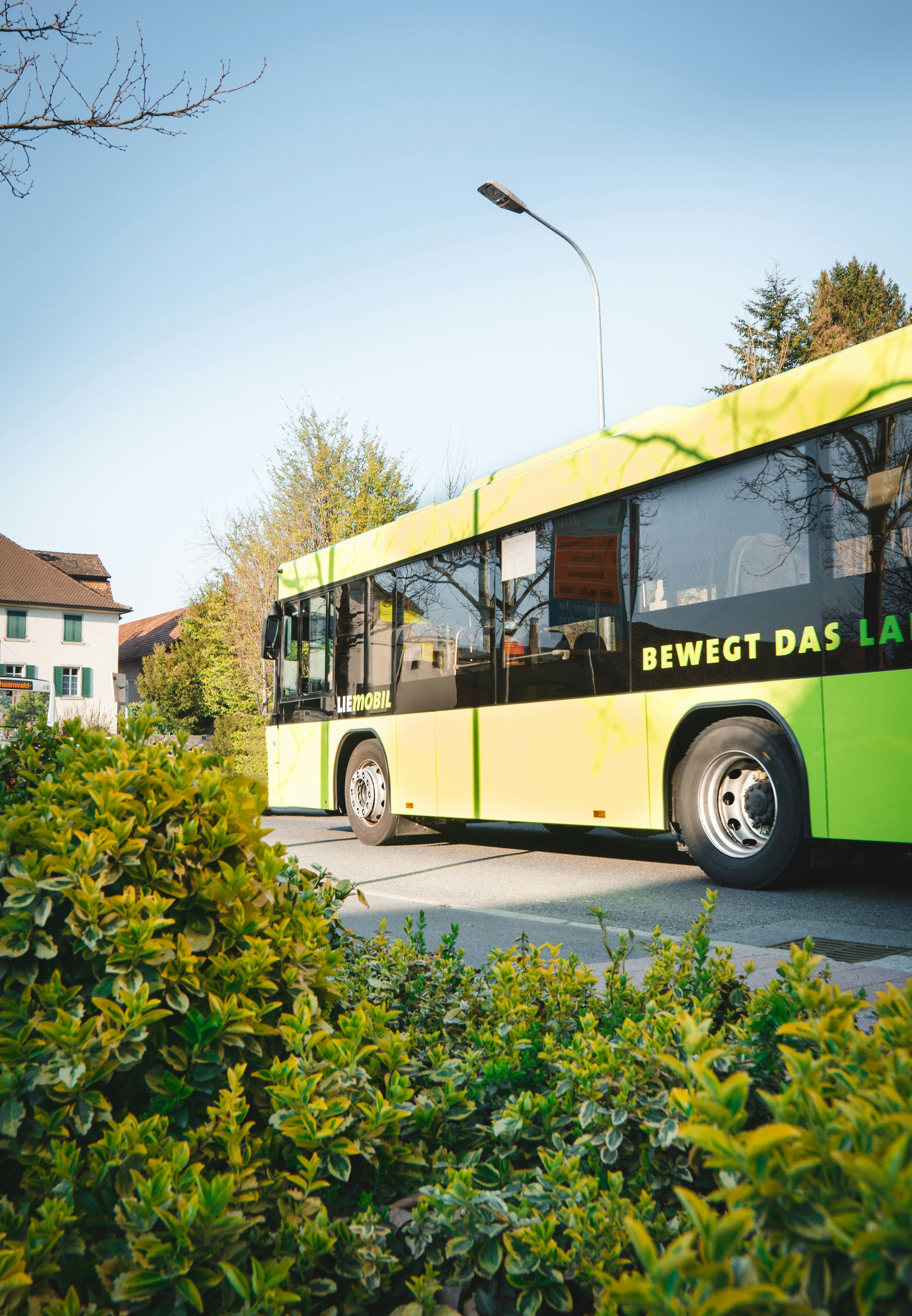 yellow and black bus on road during daytime