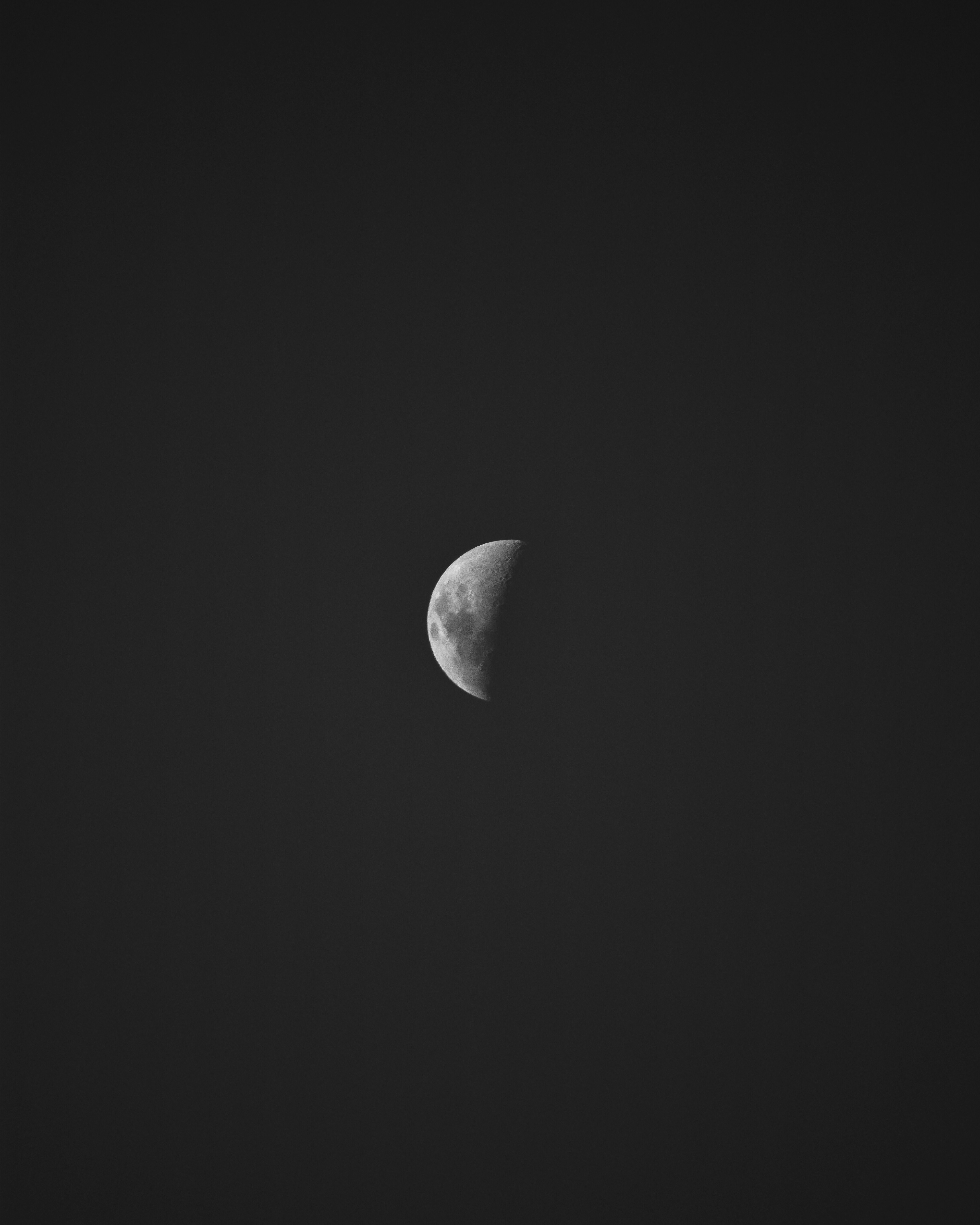 Luna in the Void: A Crescent Carved in Night