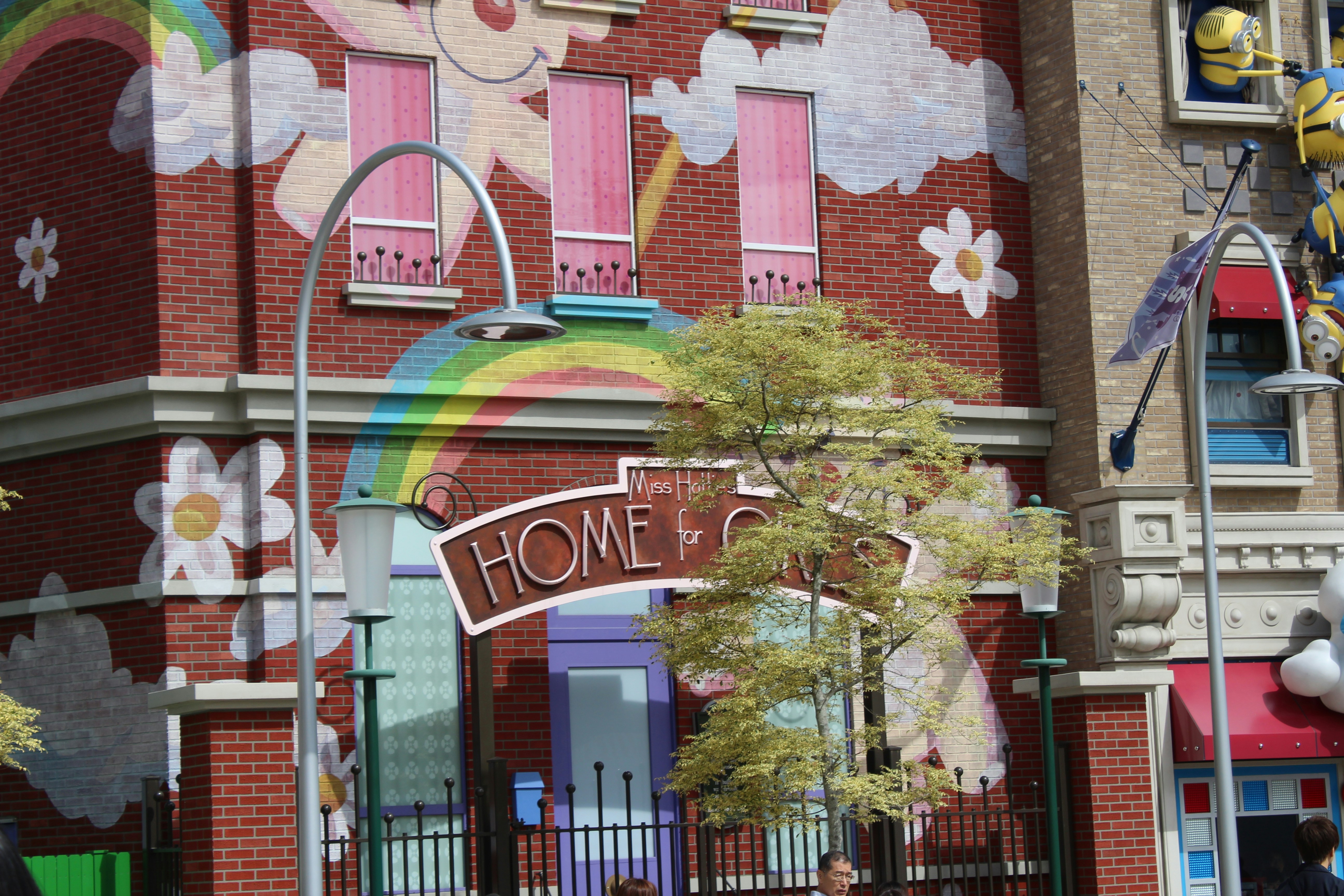 Rainbow Archway to a Playful Façade
