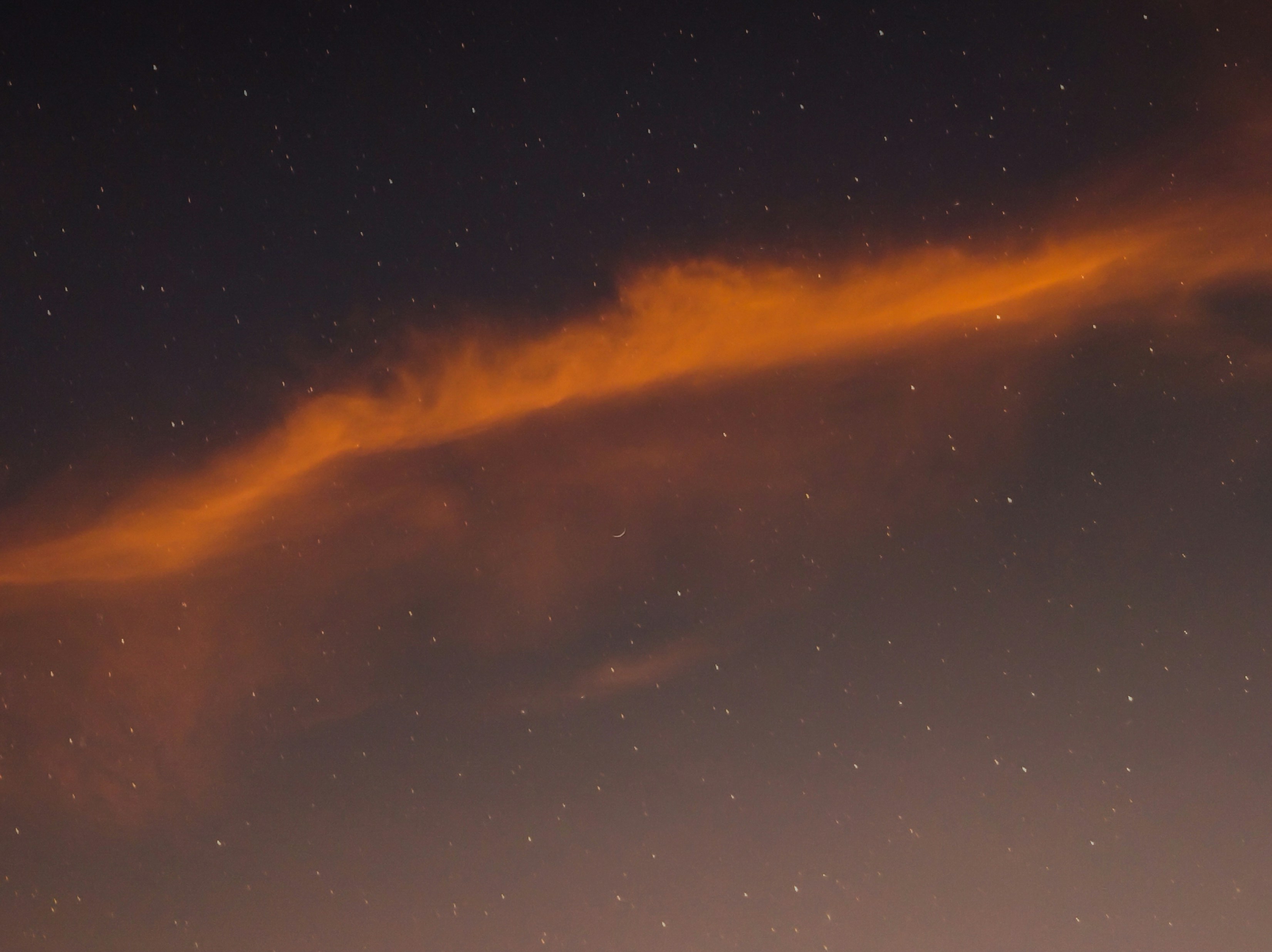 Orange and black sky during night time photo – Free Brown Image on Unsplash