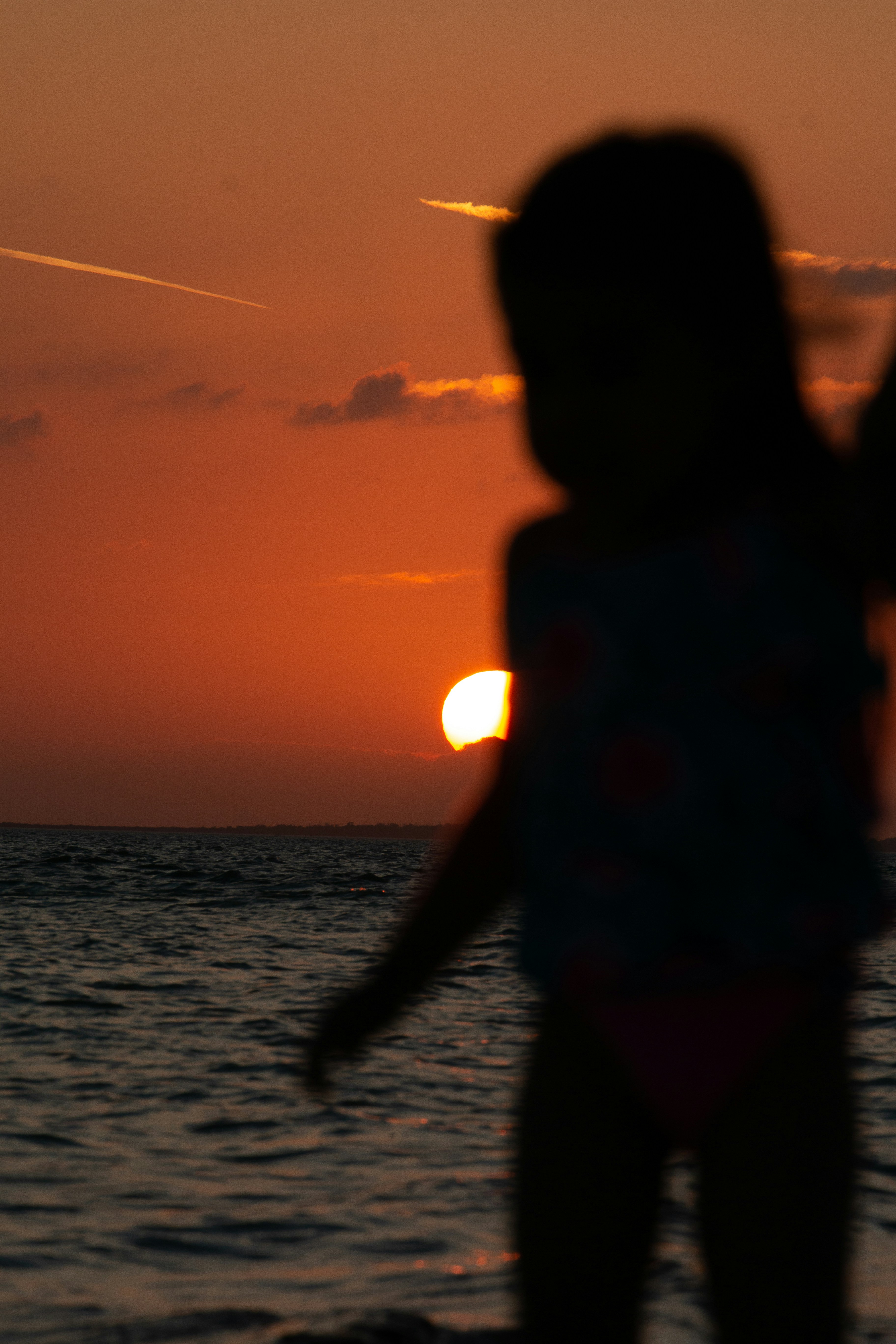 Sunset Silhouette: A Child Belongs to the Horizon