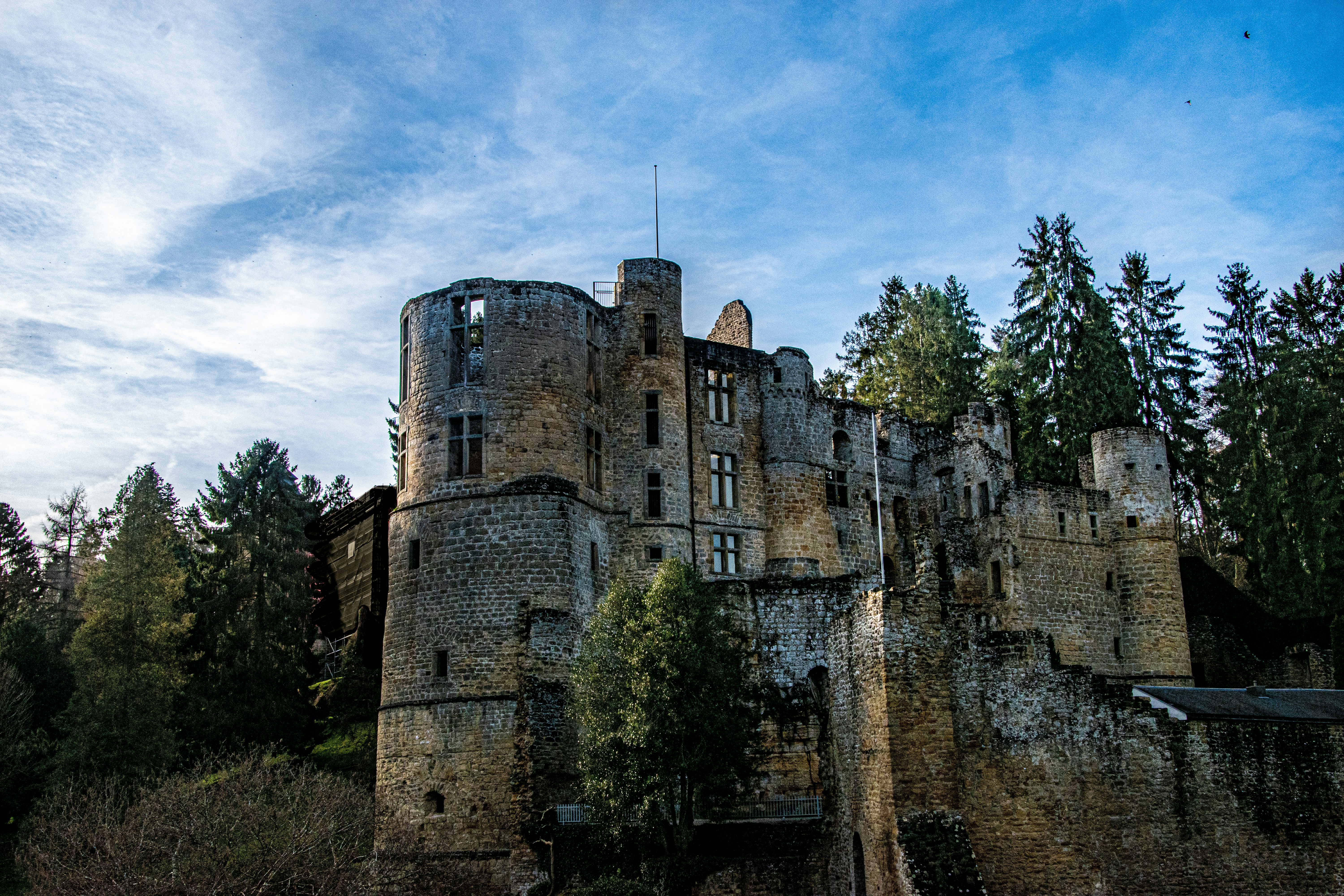 grey concrete castle under blue sky