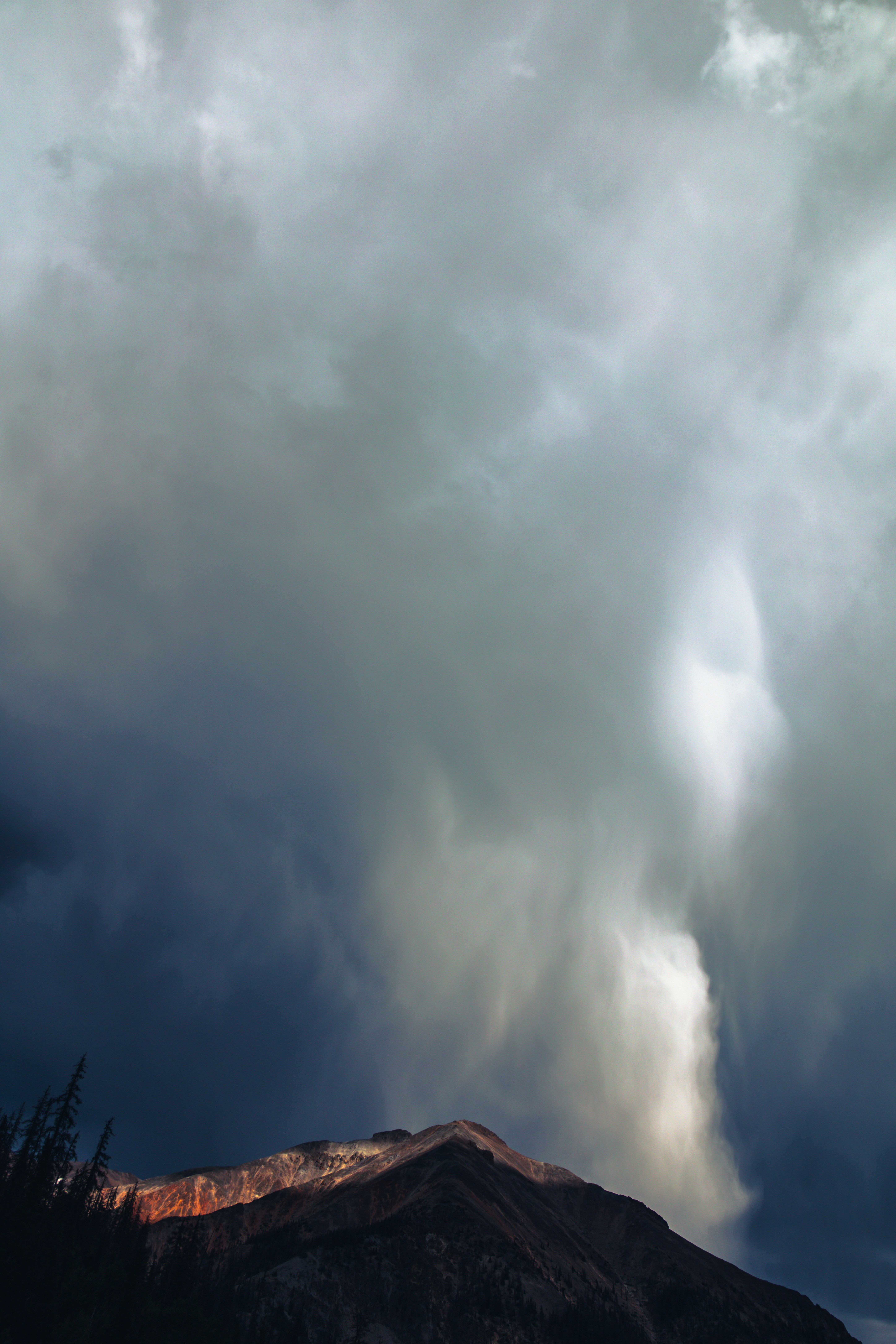 white clouds and blue sky