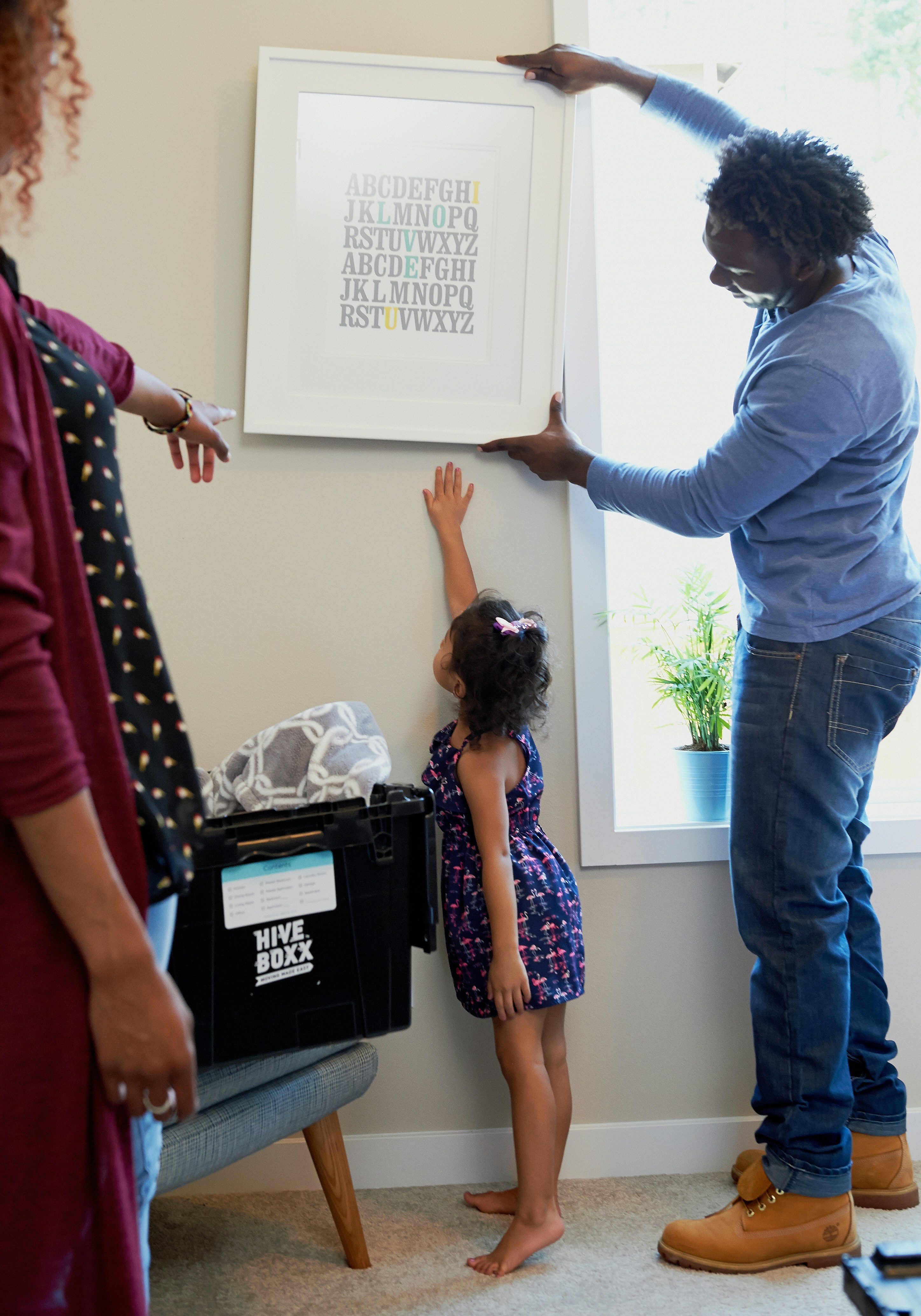 Framing Hope: A Father and Daughter Upscale a Framed Alphabet