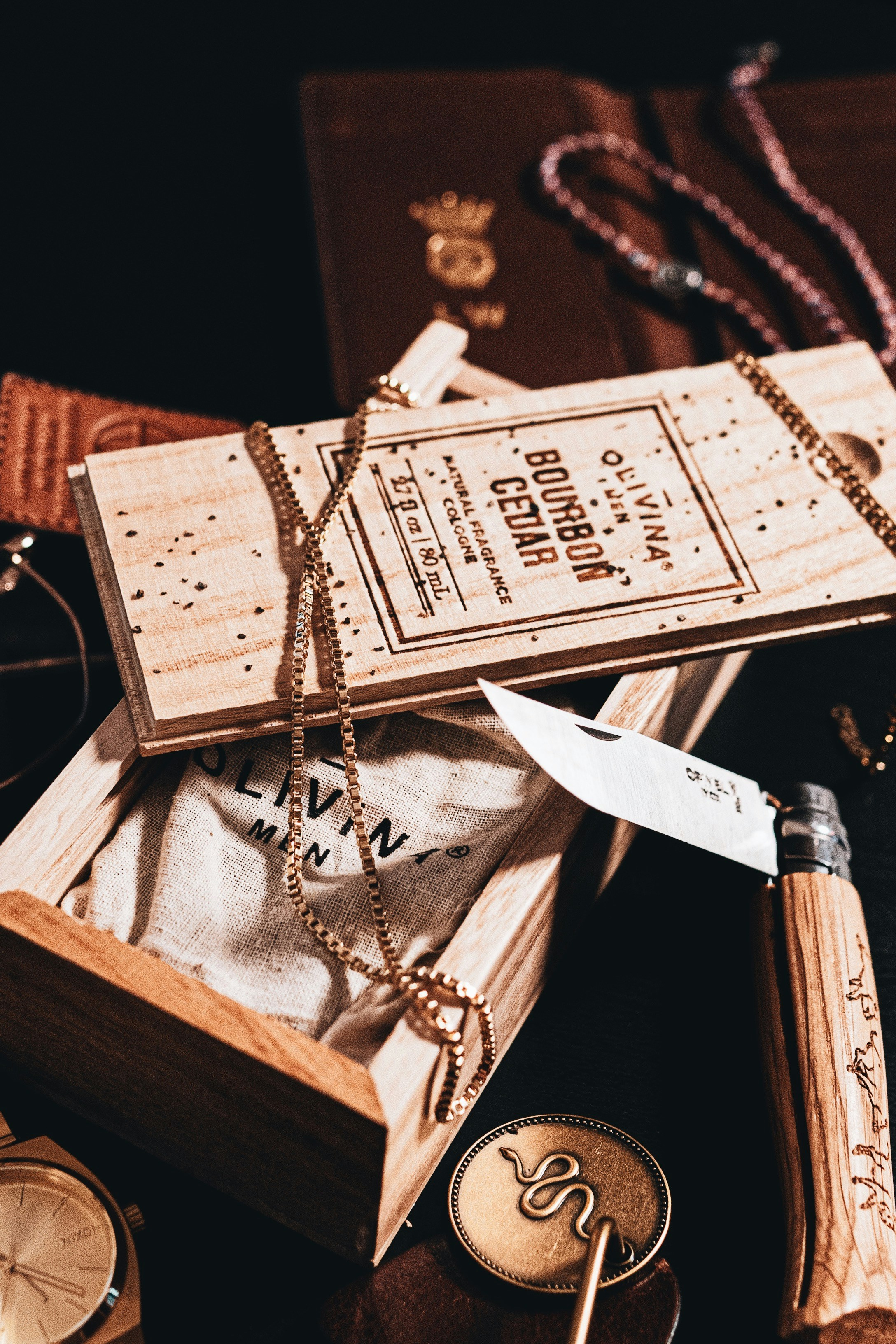 Coppered Boxes and Cutlery: A Still Life of Craft and Carve