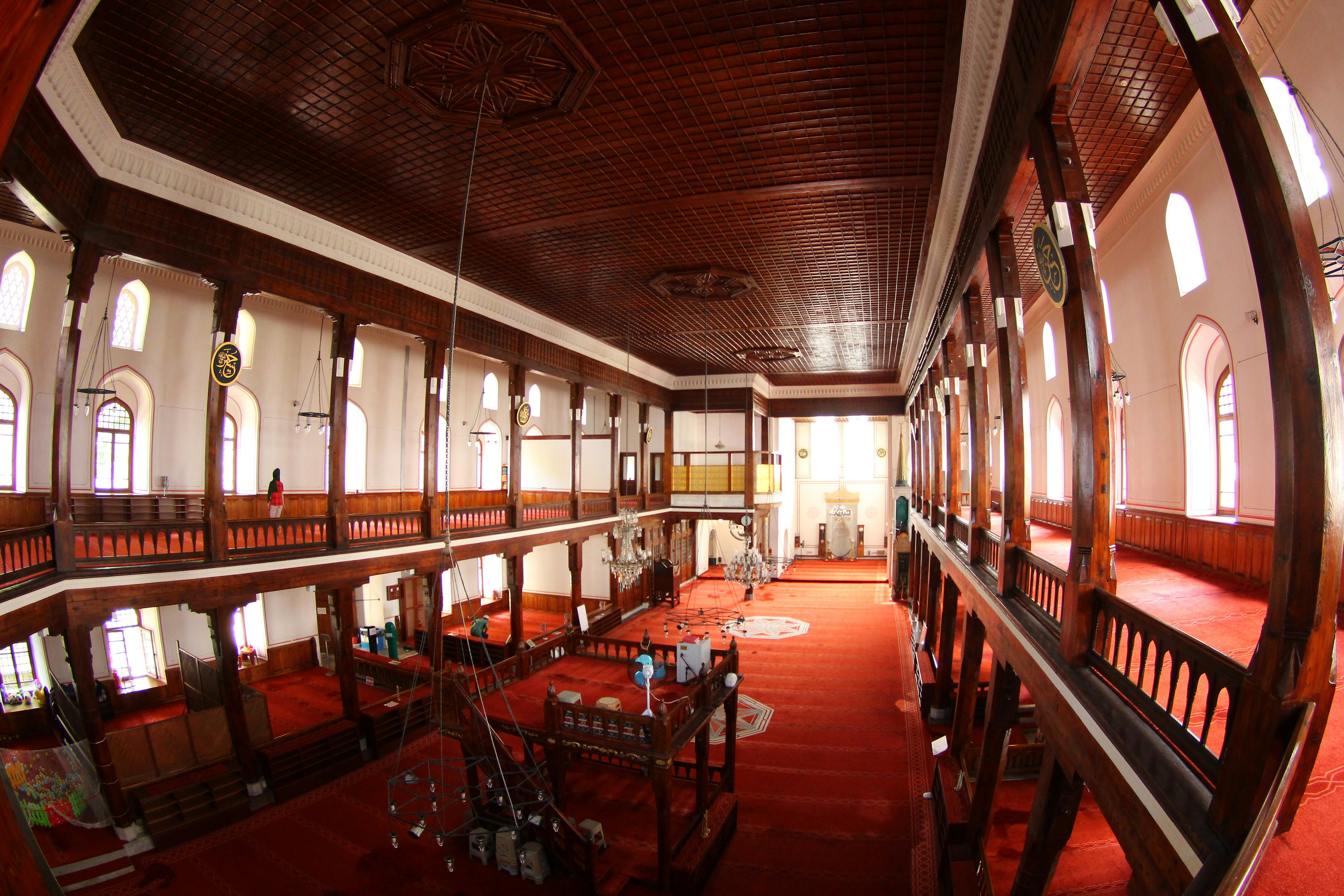 Arabian mosque interior