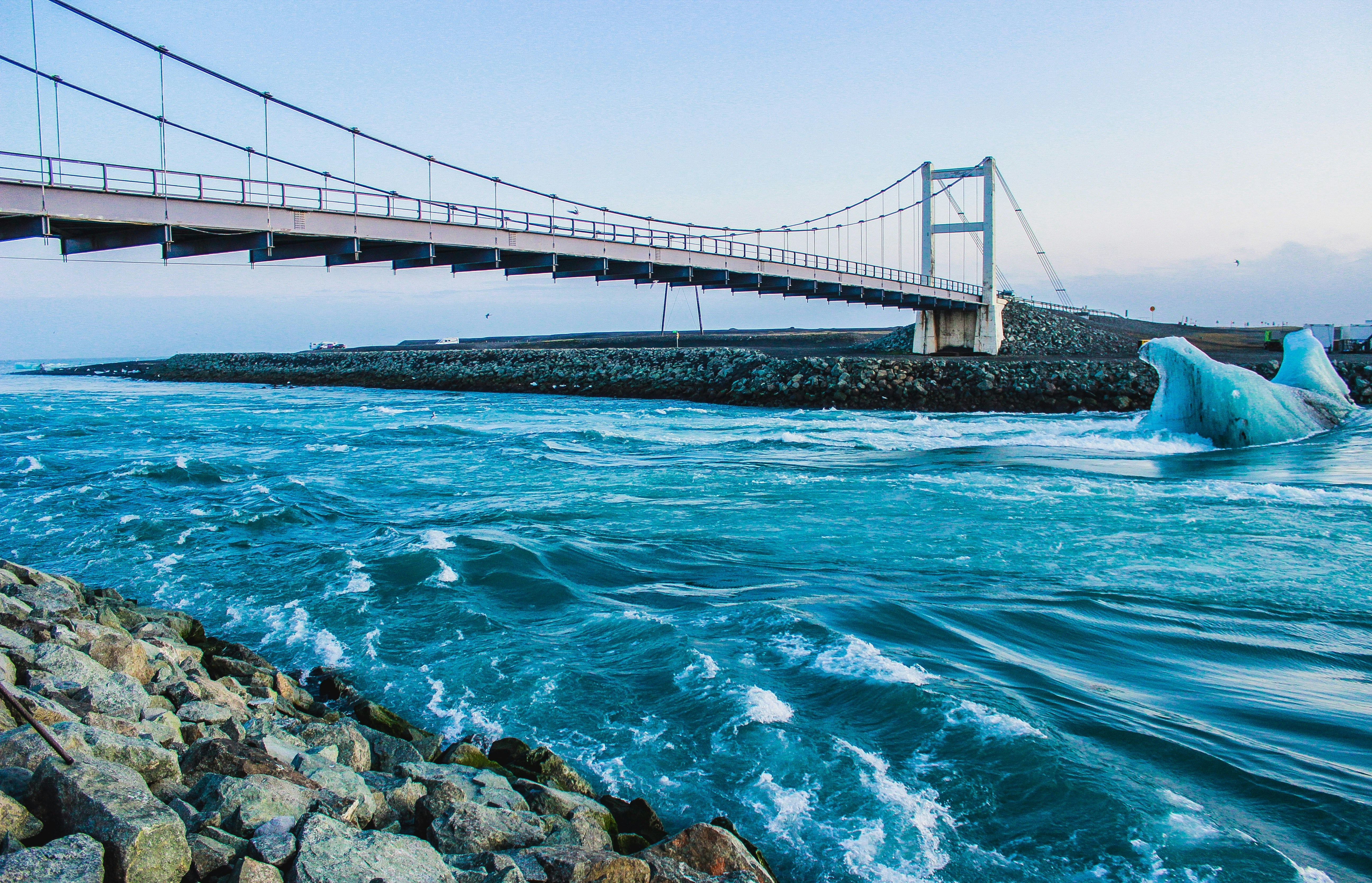 Sea-blue Ribbon: A Cable-Stayed Span Against a Turbulent Tide