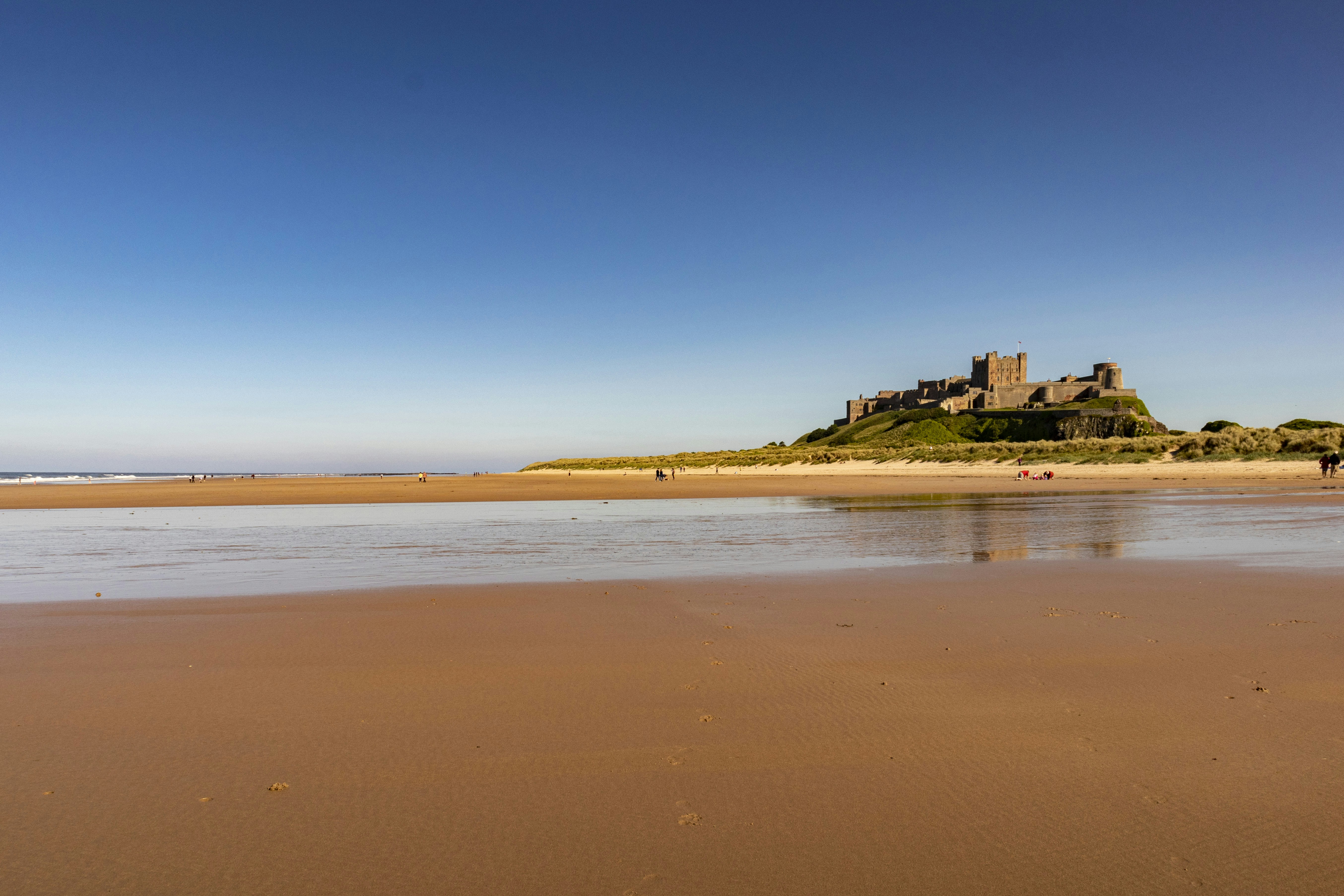 Castle Crest on Coastal Hill: A Quiet Fortress Over the Tidal Plain