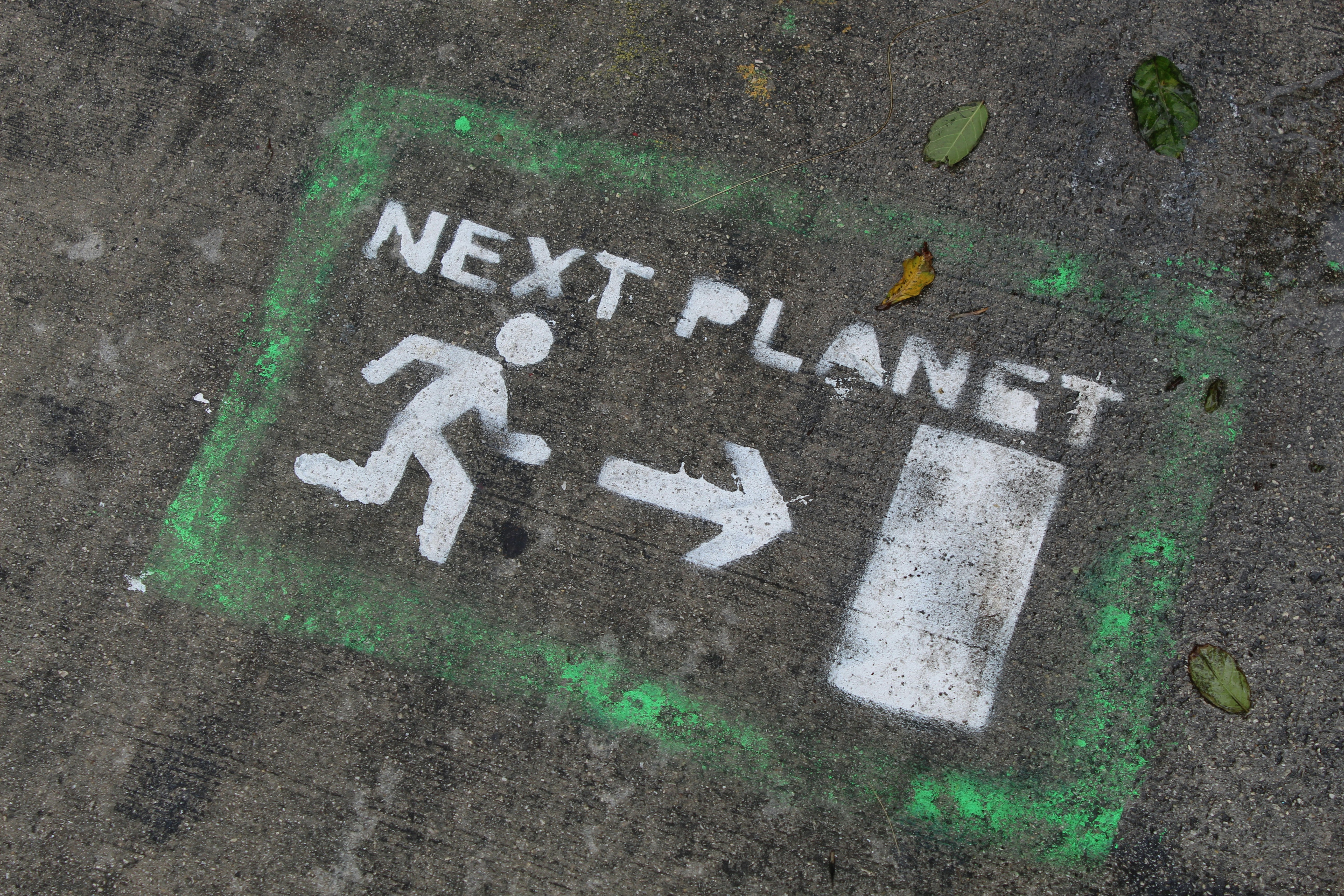 found a bunch of these tiny graffiti prints on the streets of Miami. this one was my personal favorite