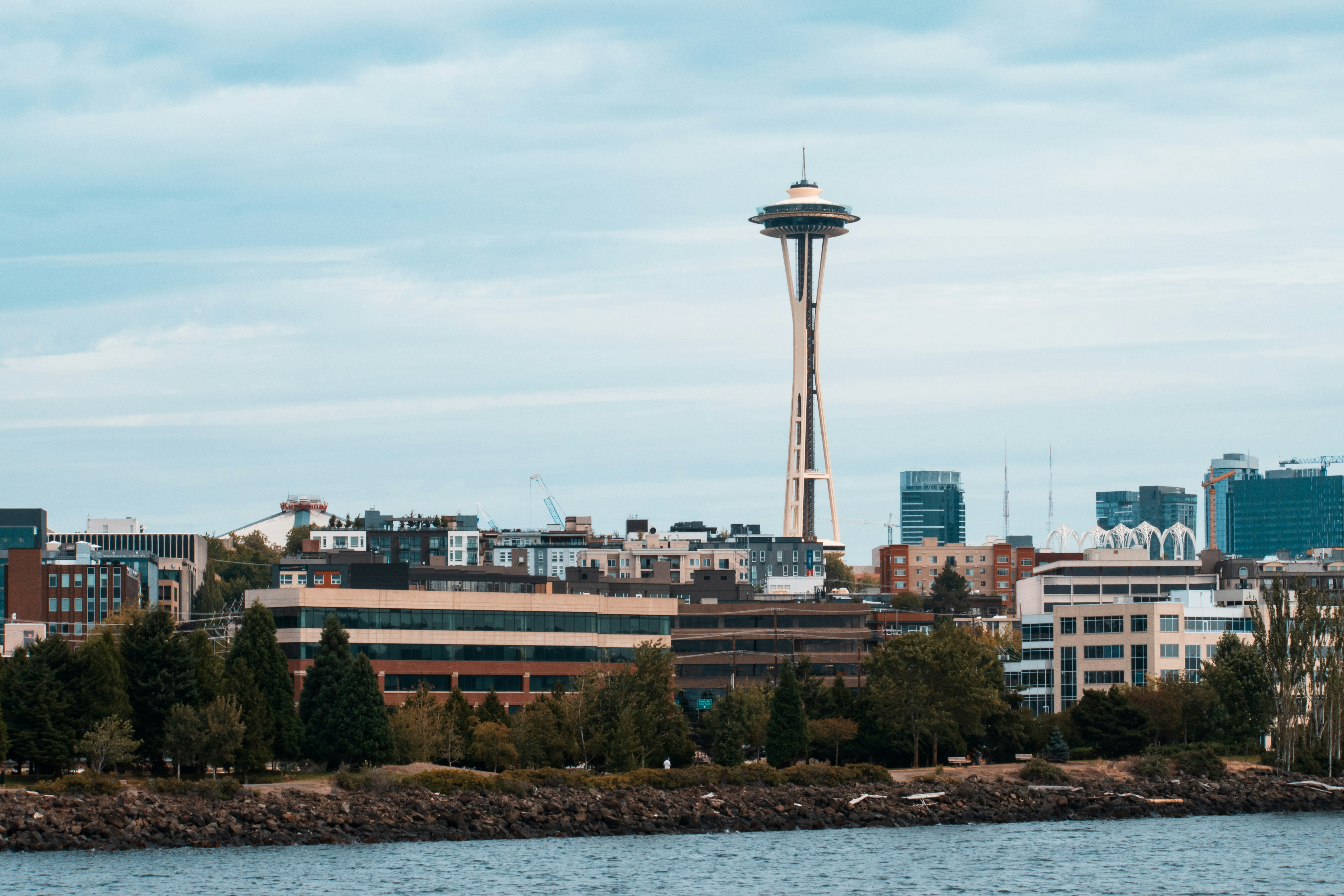 White and gray tower near city buildings during daytime photo – Free ...