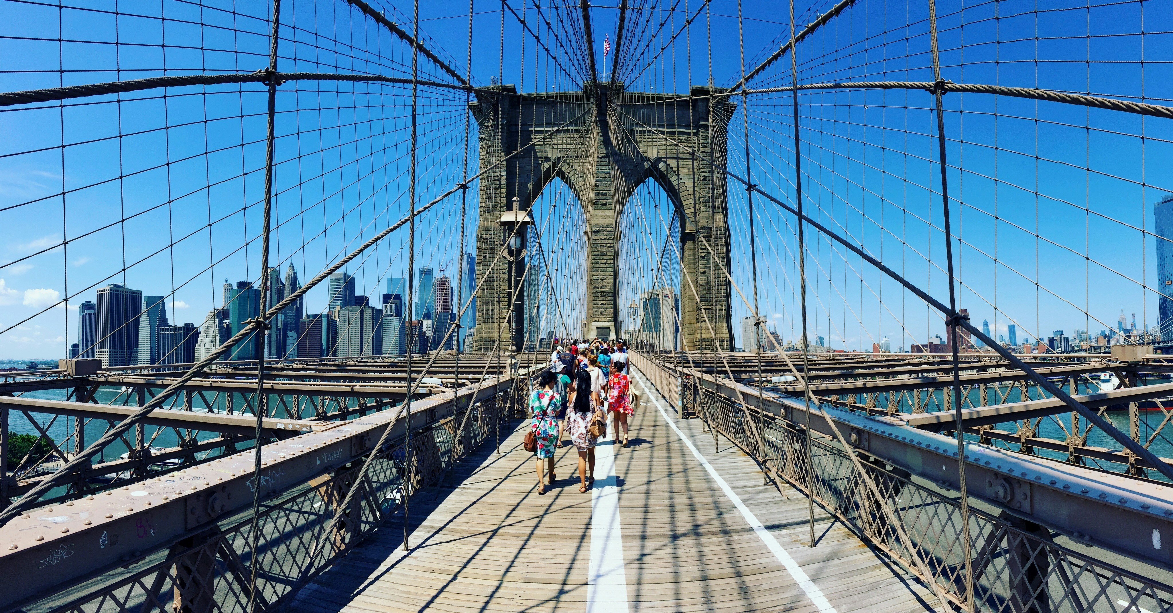 Manhattan Bridge, Brooklyn side