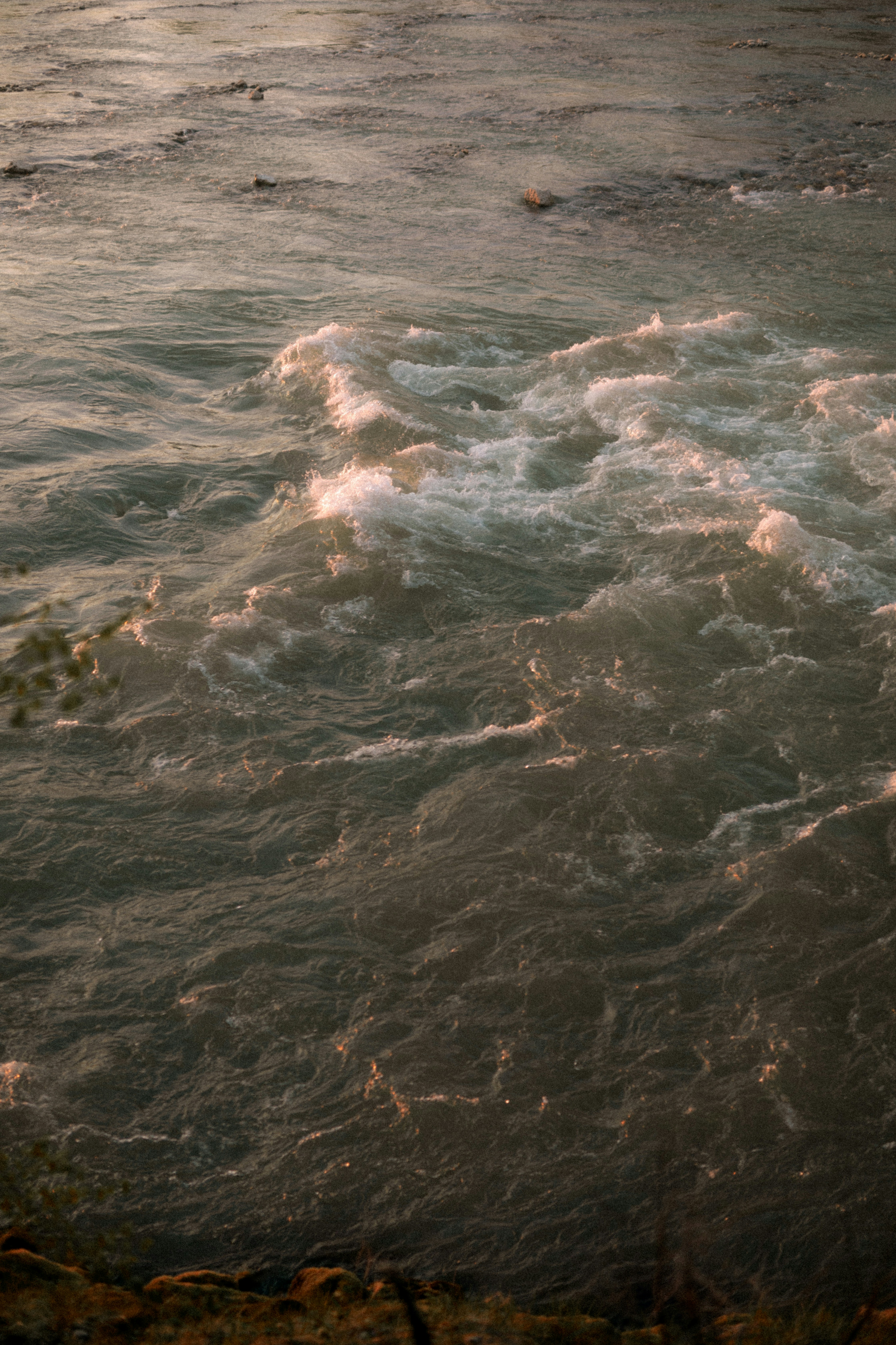 waves in a river