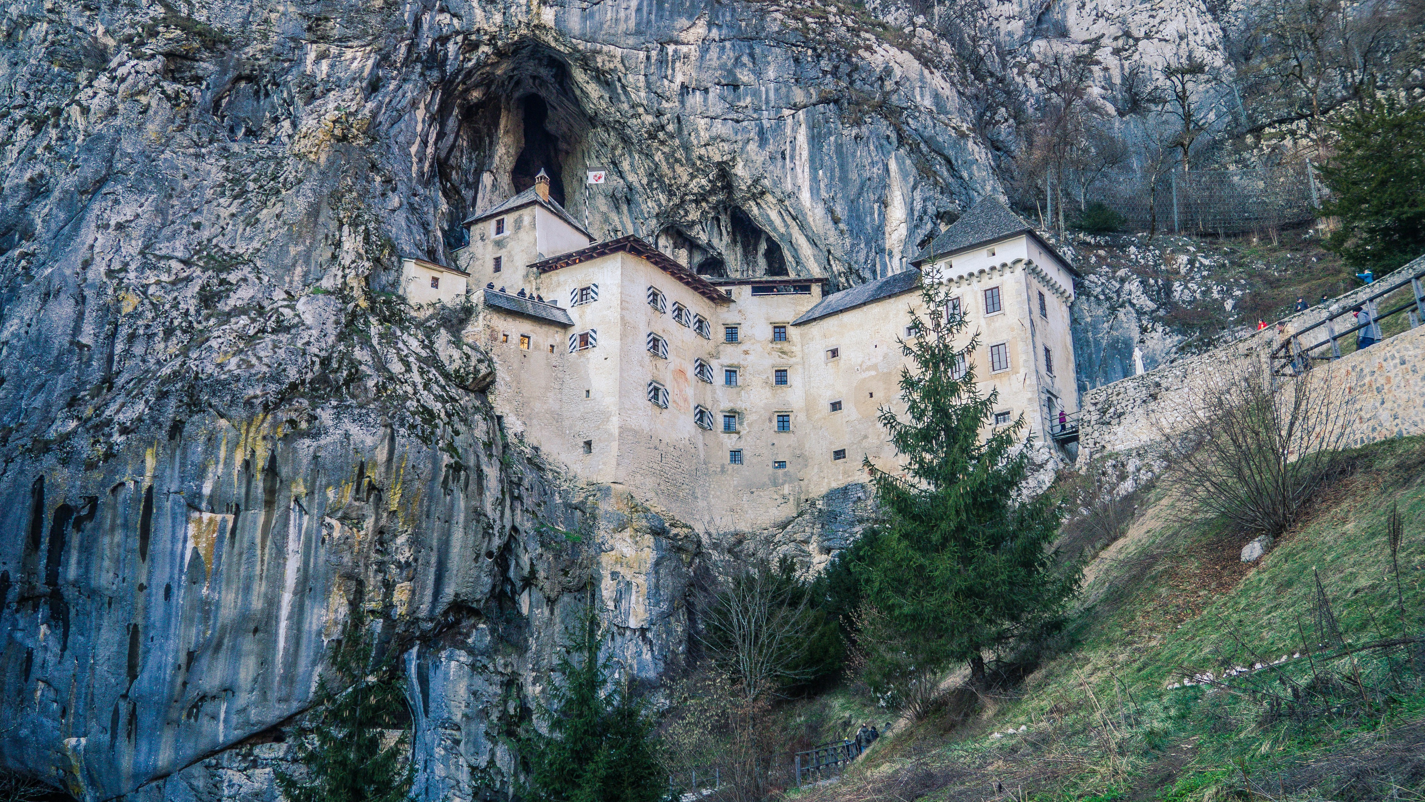 Cliffside Citadel: A Fortress Carved into the Mountain Face