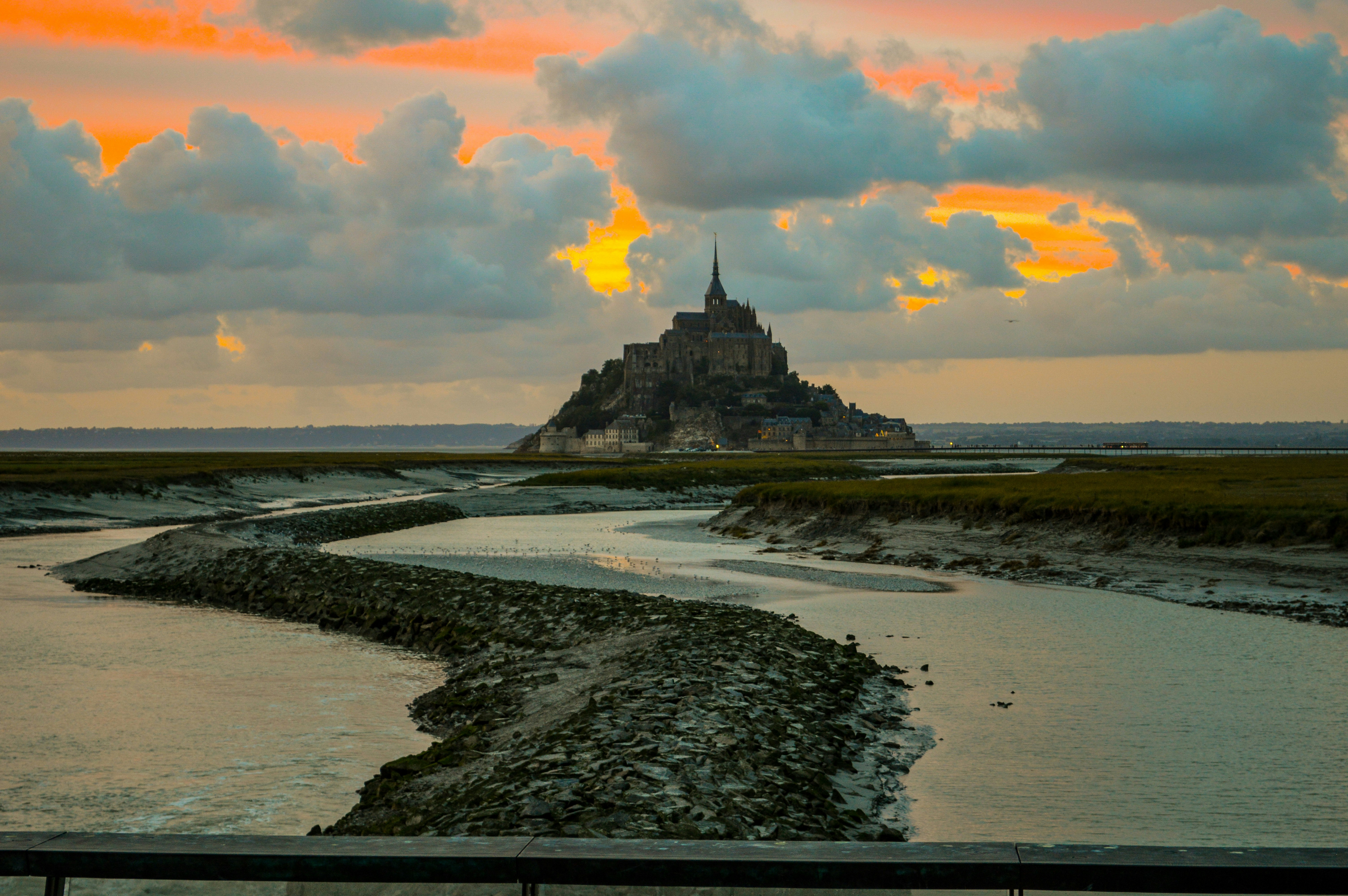 Gray rock formation on body of water during daytime photo – Free Nature ...