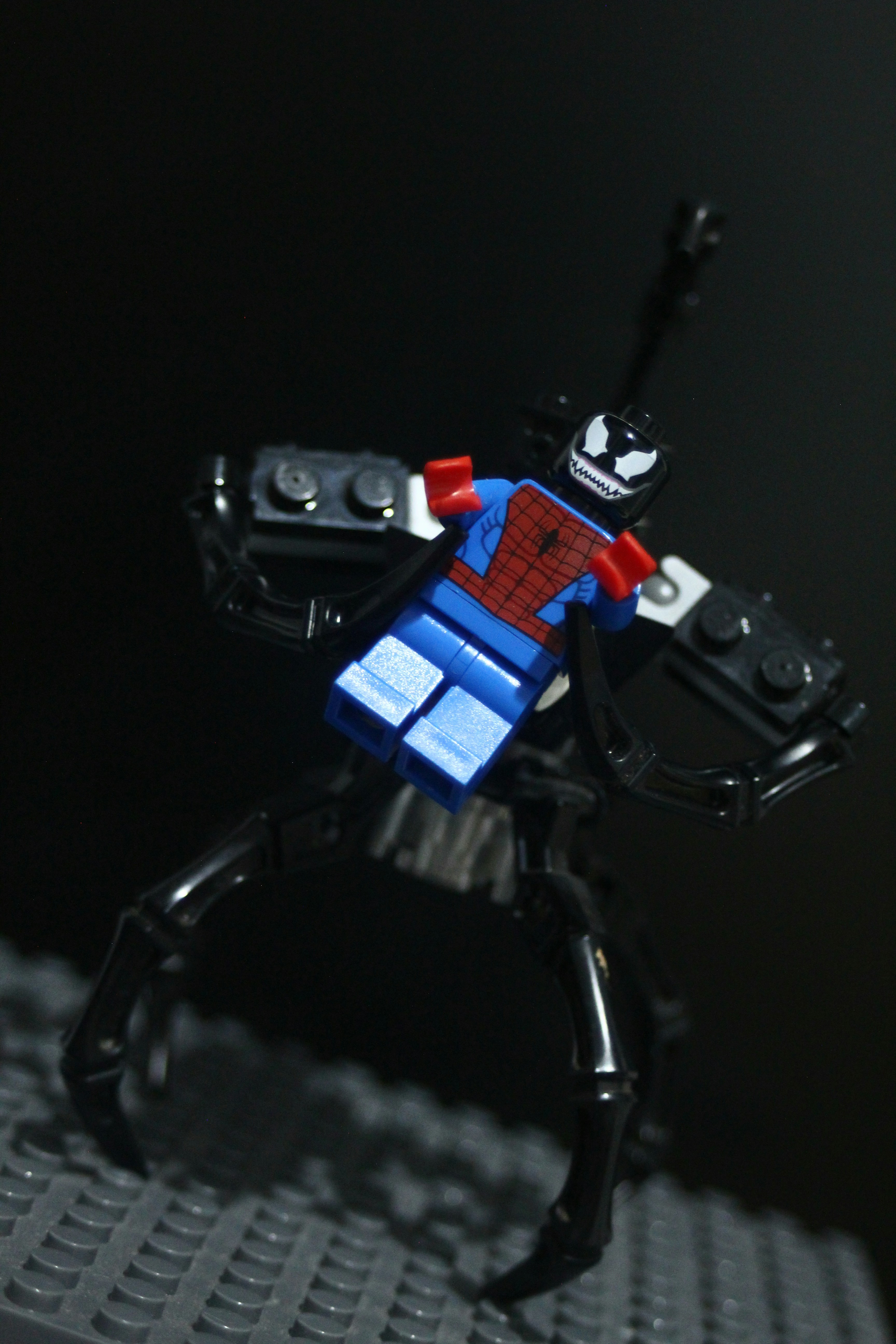 Web-slinger in the Dark: Spider-Man on a Shadowed Rim