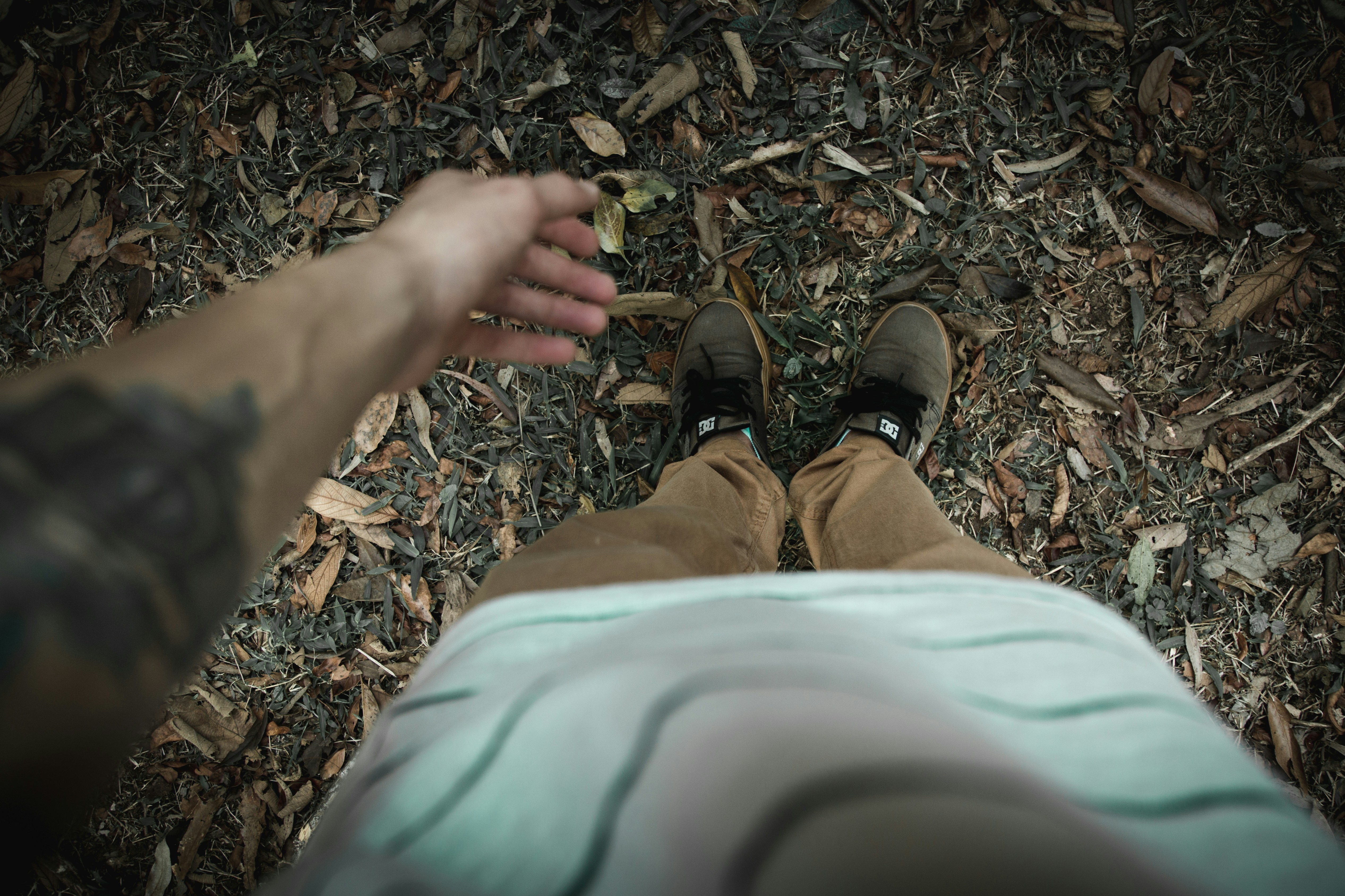 Grounded Perspective: A Shoelace of Steps and Sandaled Ground