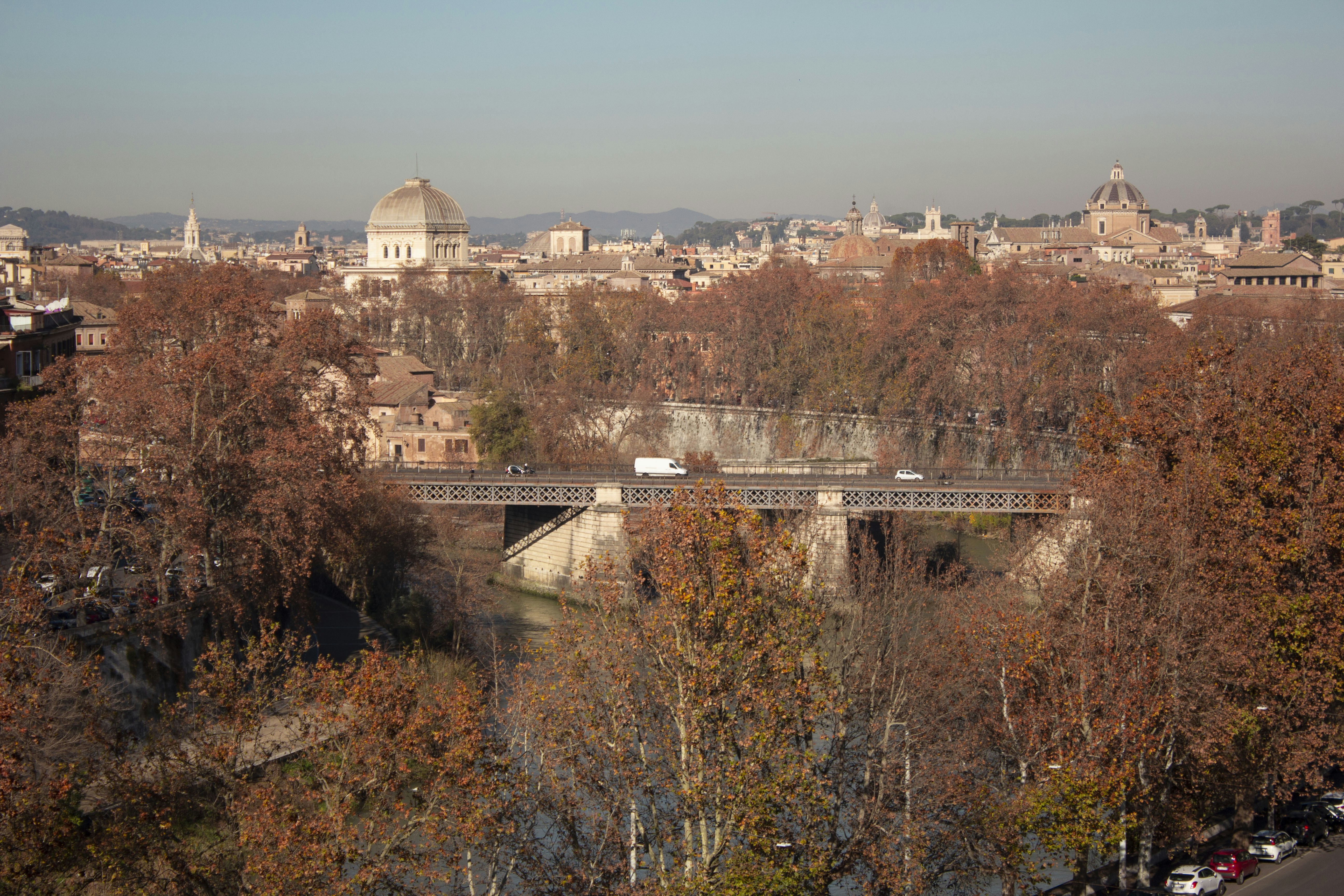 Dome Above the Tiber: Autumn Rome’s Quiet Skyline