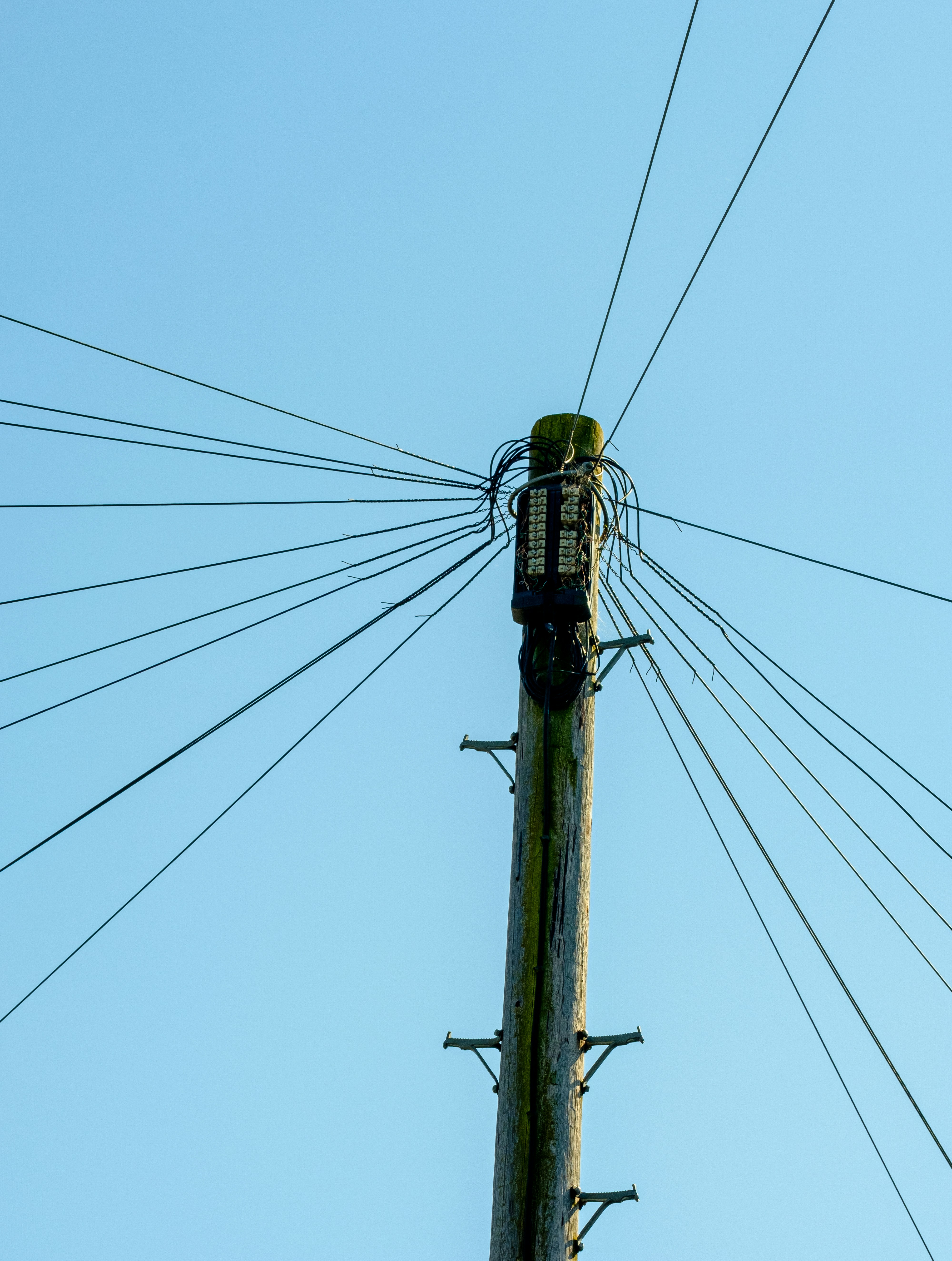 Black electric post under blue sky during daytime photo – Free Uk Image ...