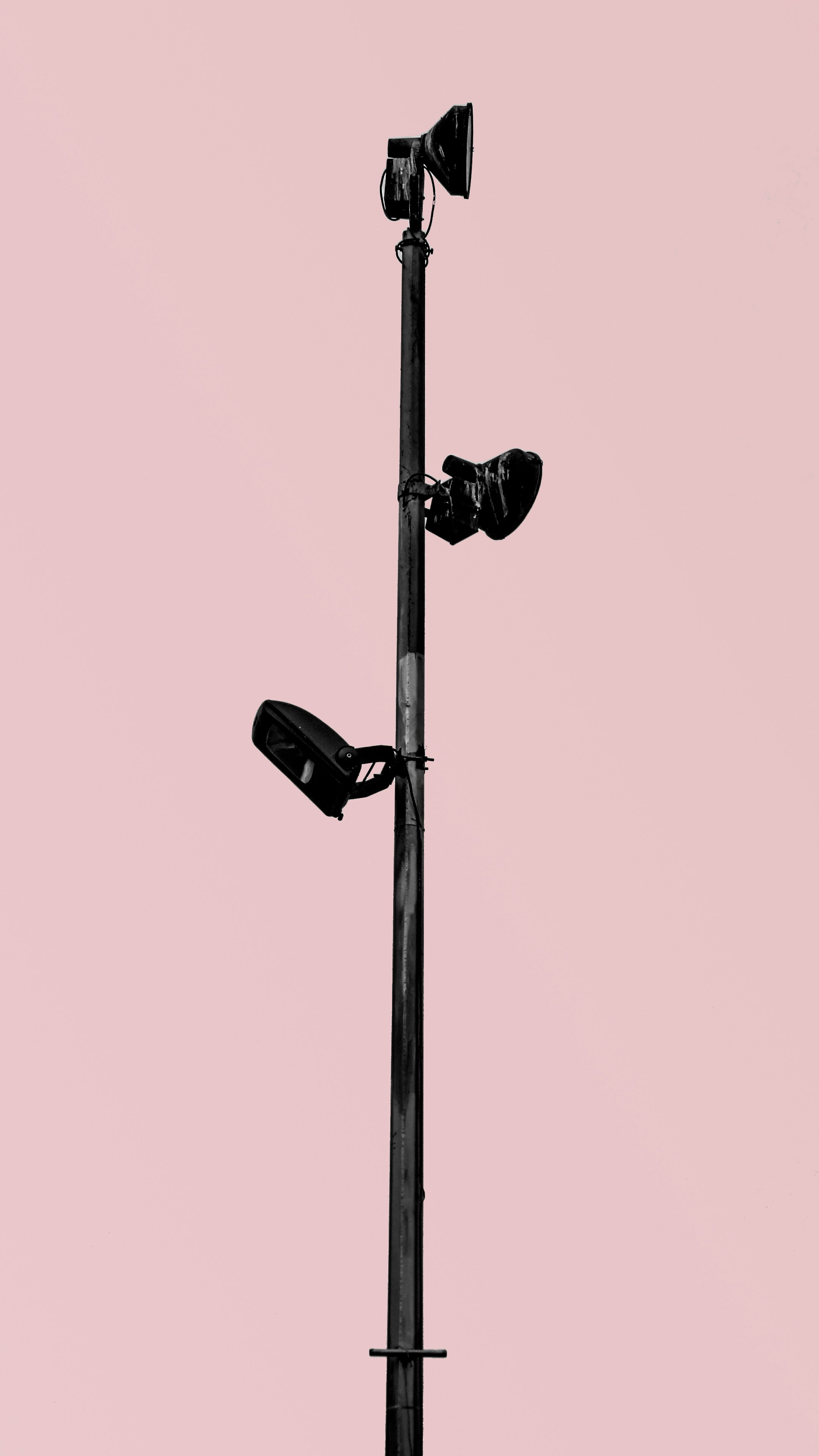 Pink Sky, Silent Pole: A Minimal Light Tower