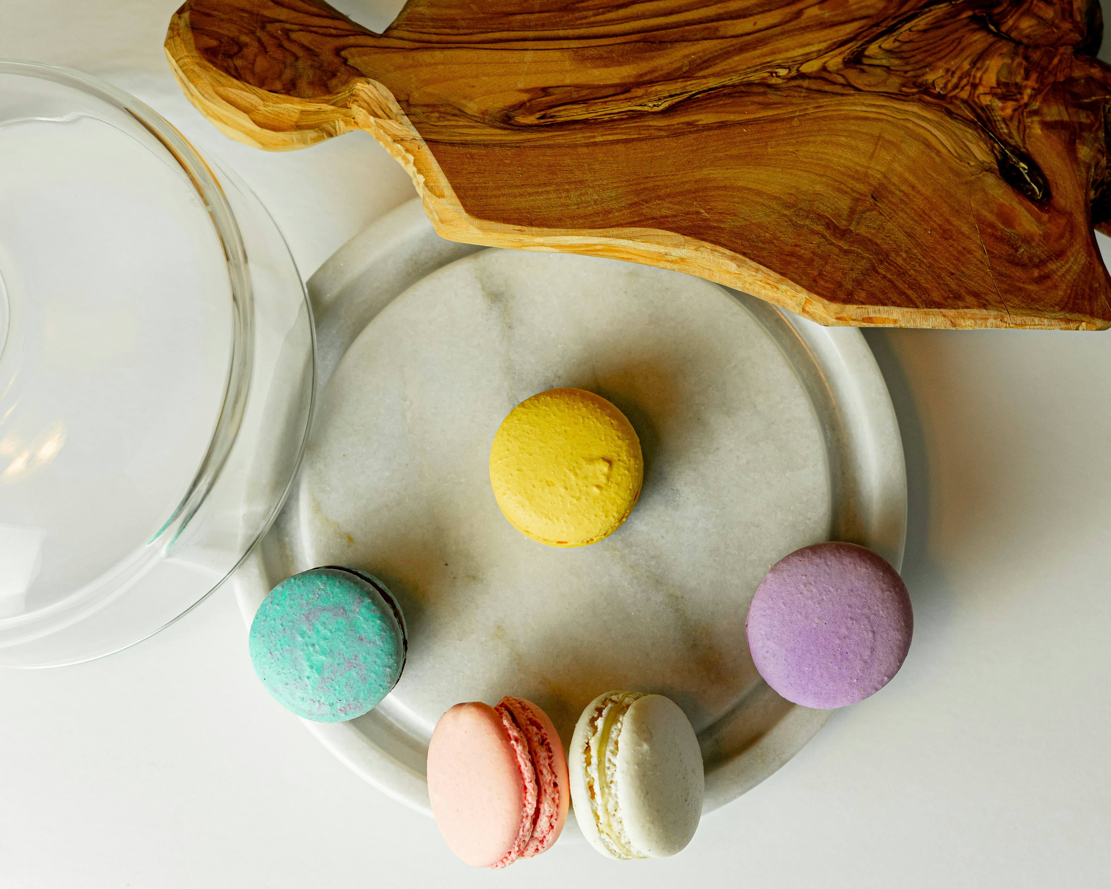 Symphony of Pastels on Marble