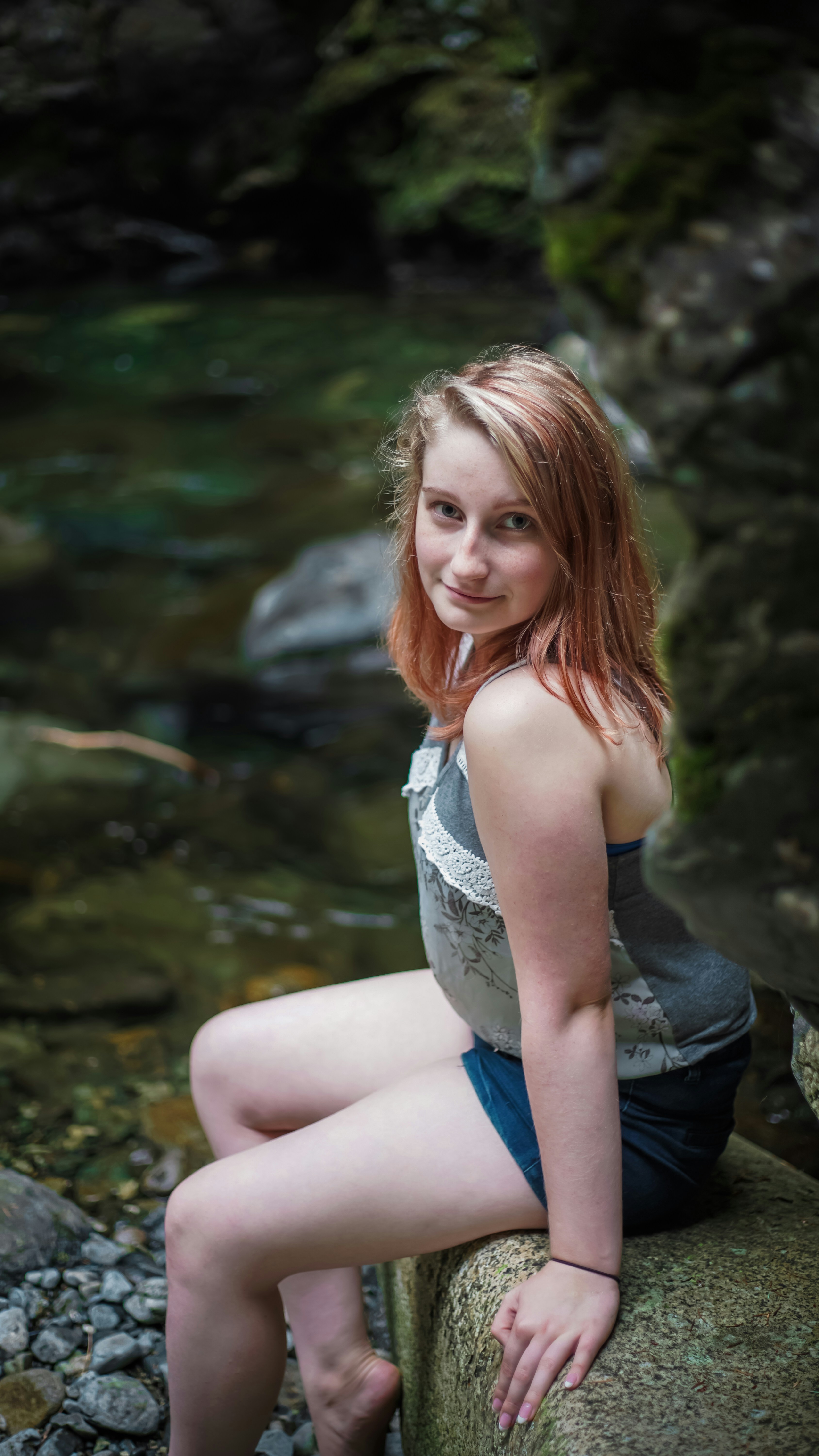 Forest Quiet: A Portrait by the Water