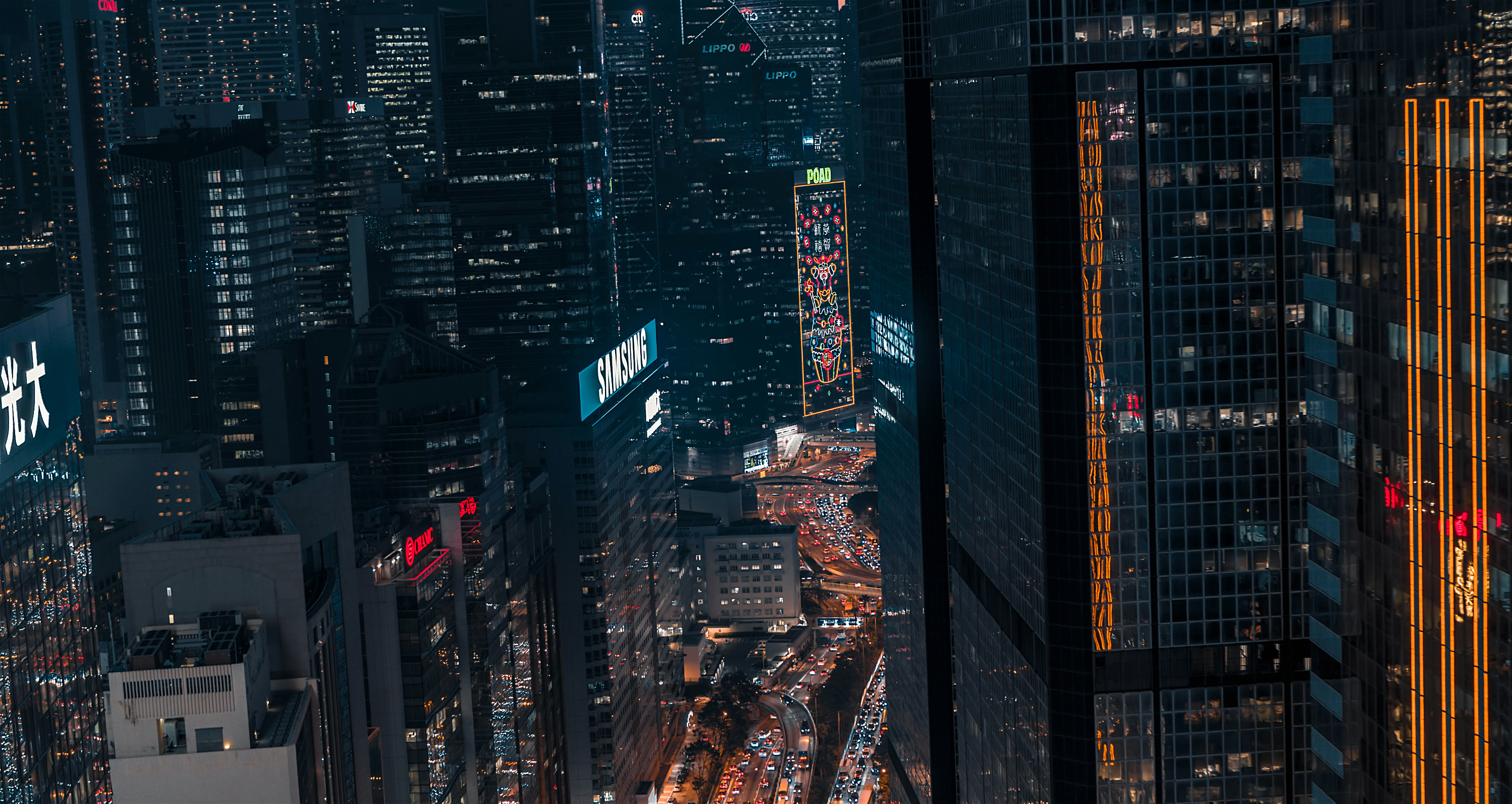 High rise buildings during night time photo – Free Hong kong Image on ...