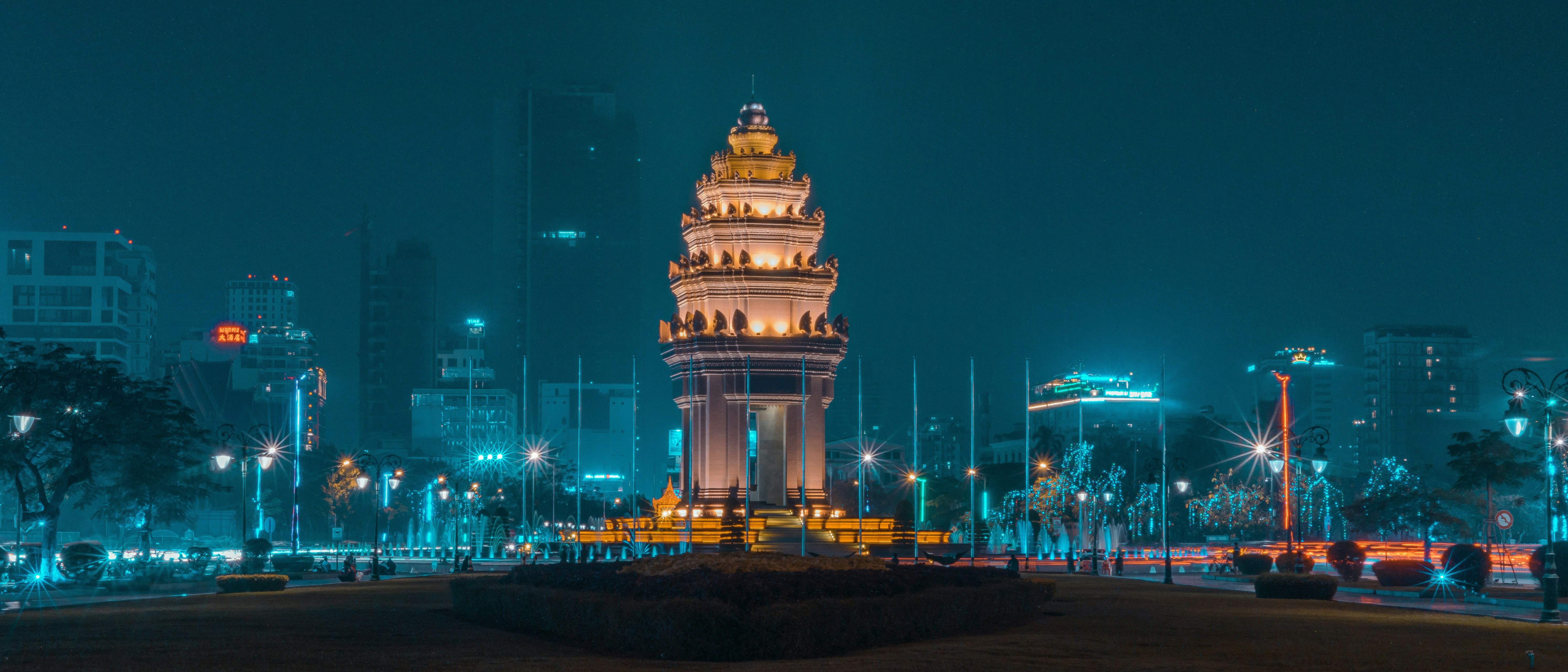 Midnight Beacon: The Monument in an Ocean of Neon