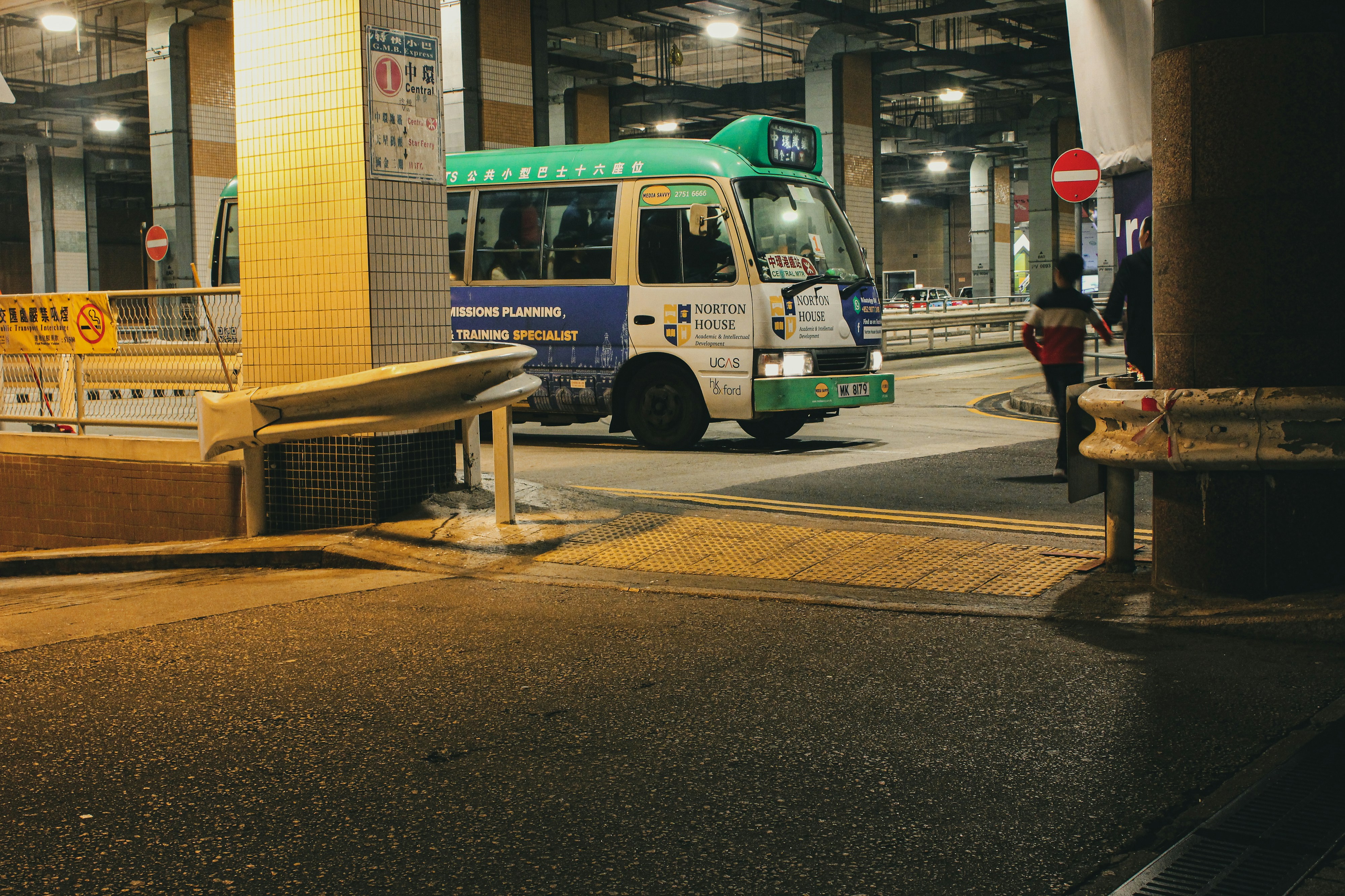 White and green bus on road during daytime photo – Free Hong kong Image ...