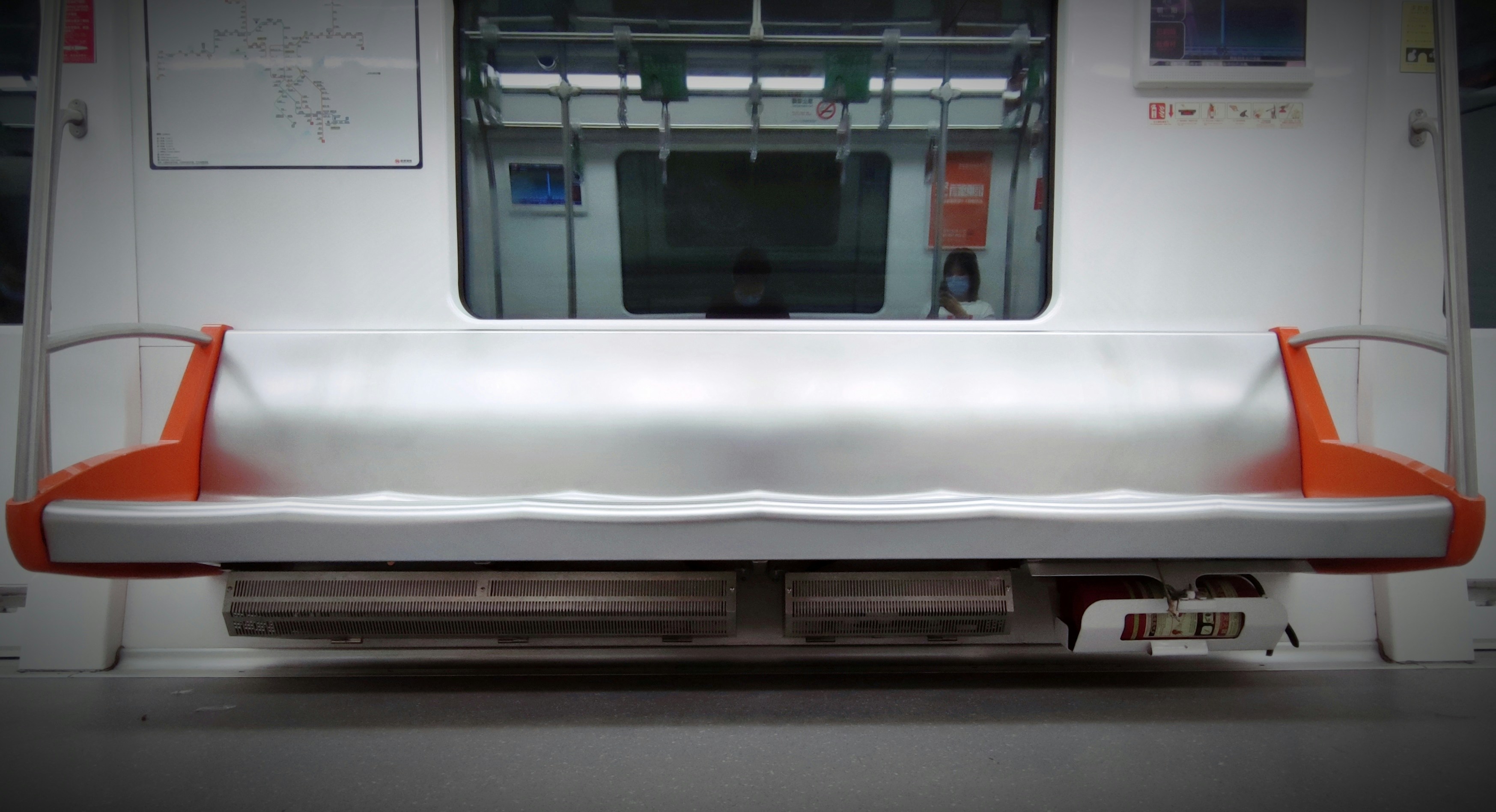 Silent Train Seat in a Quiet Car