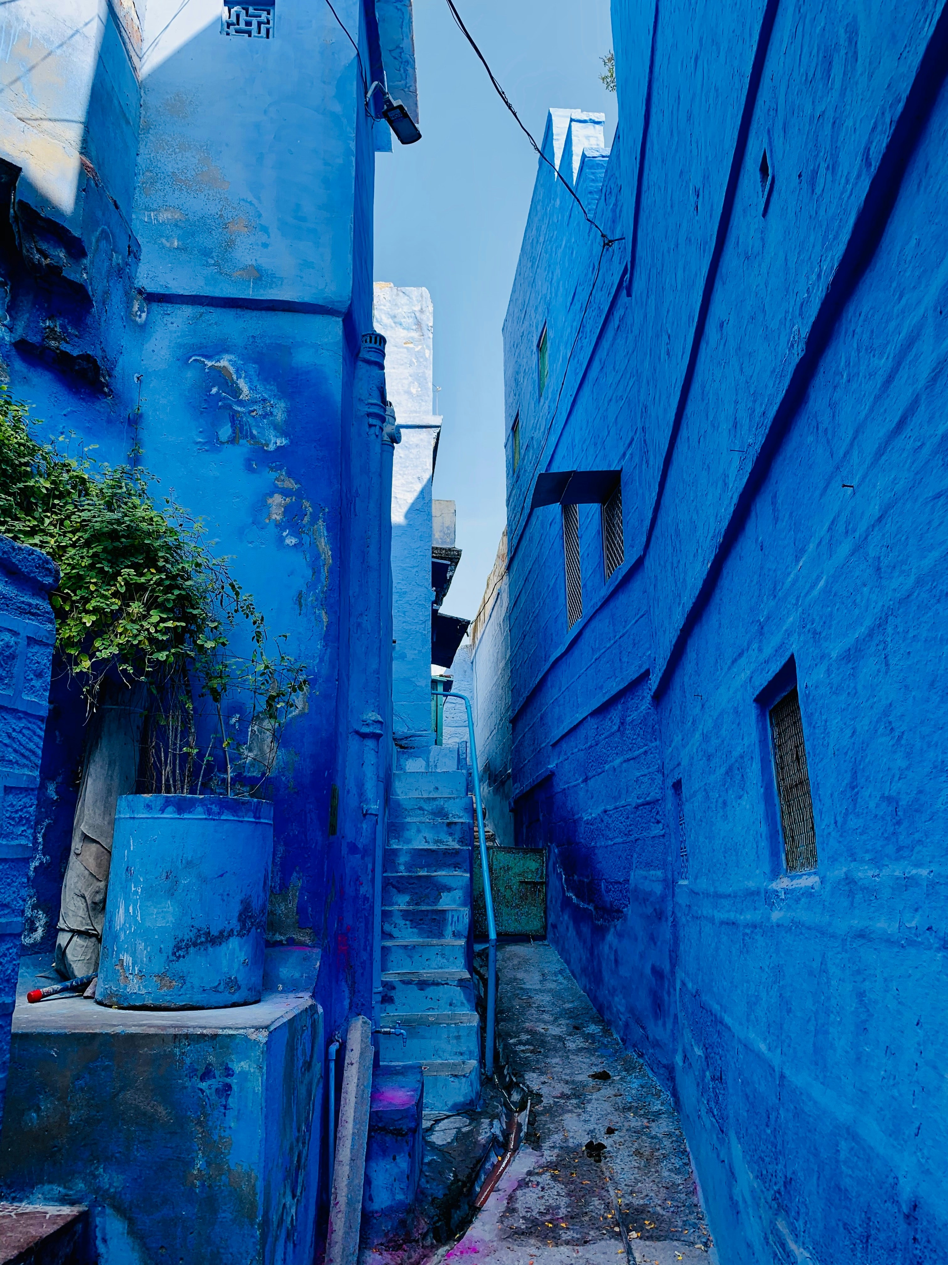 Blue concrete building during daytime photo – Free Rajasthan Image on ...