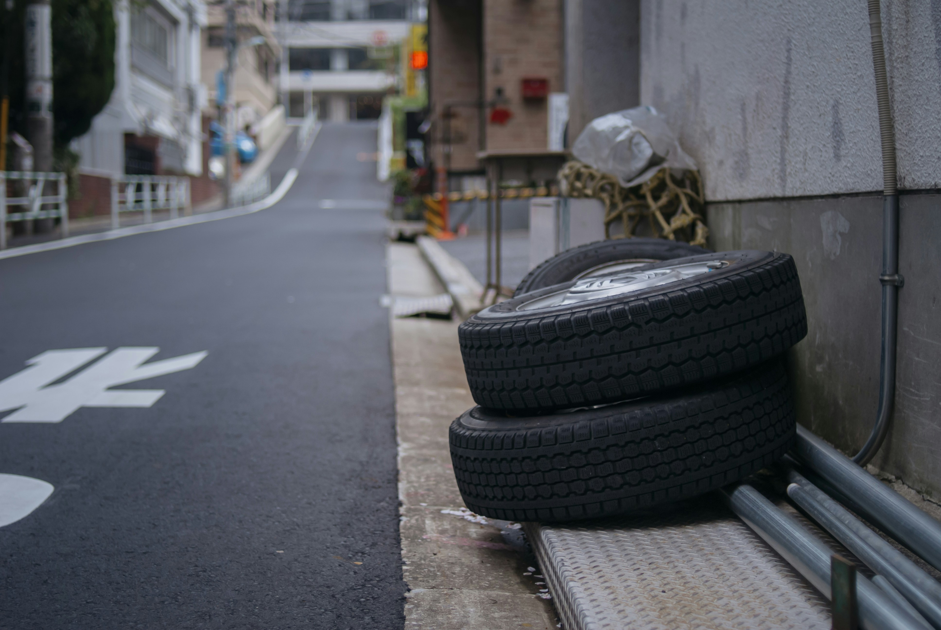 Urban Stillness: The Forgotten Tires