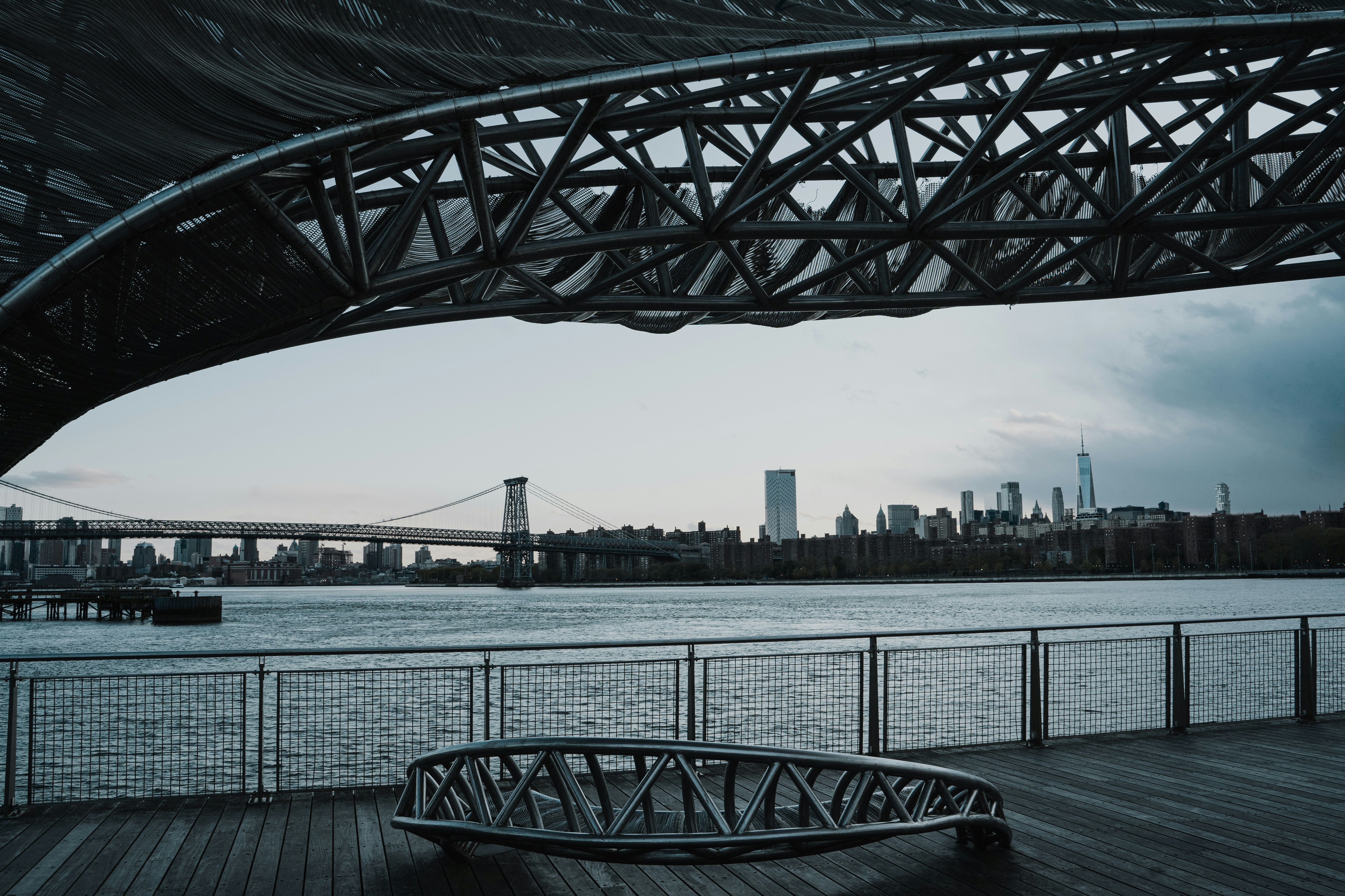 Gray steel bridge over body of water during daytime photo – Free Grey ...