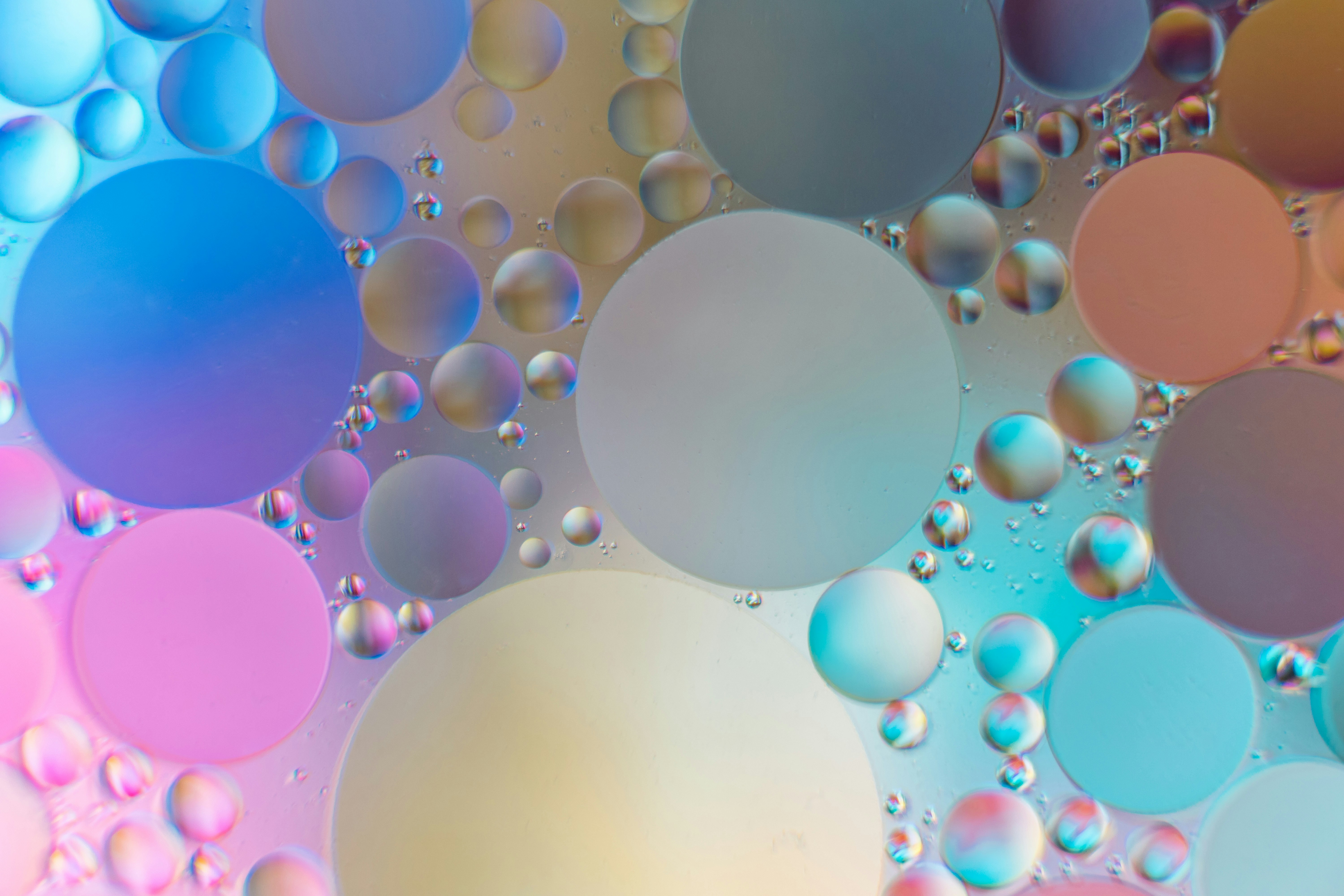 Blue and pink bubbles illustration photo – Free Pattern Image on Unsplash