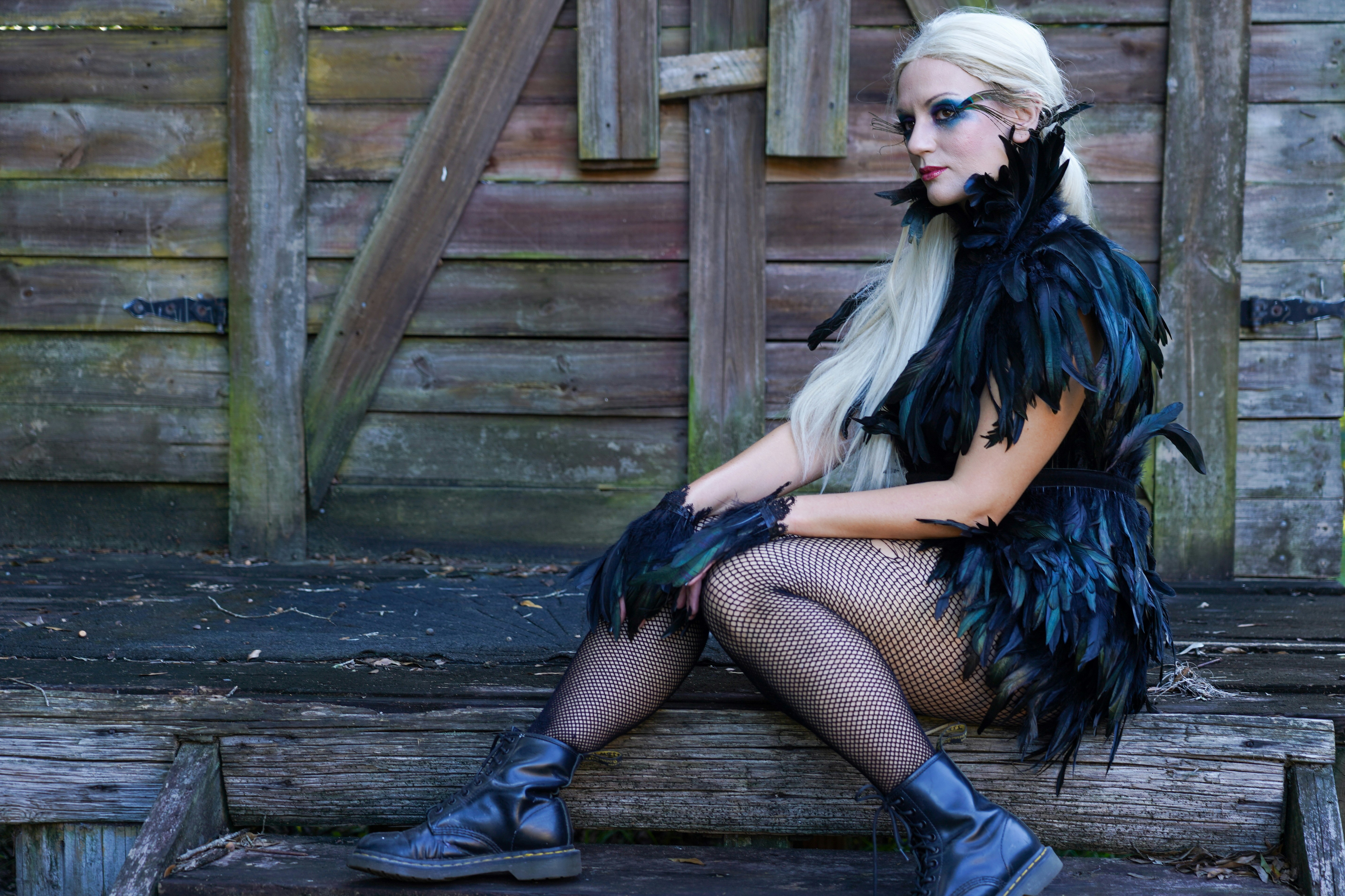 Feathered Silk and Steel: A Night-Walker in the Woods