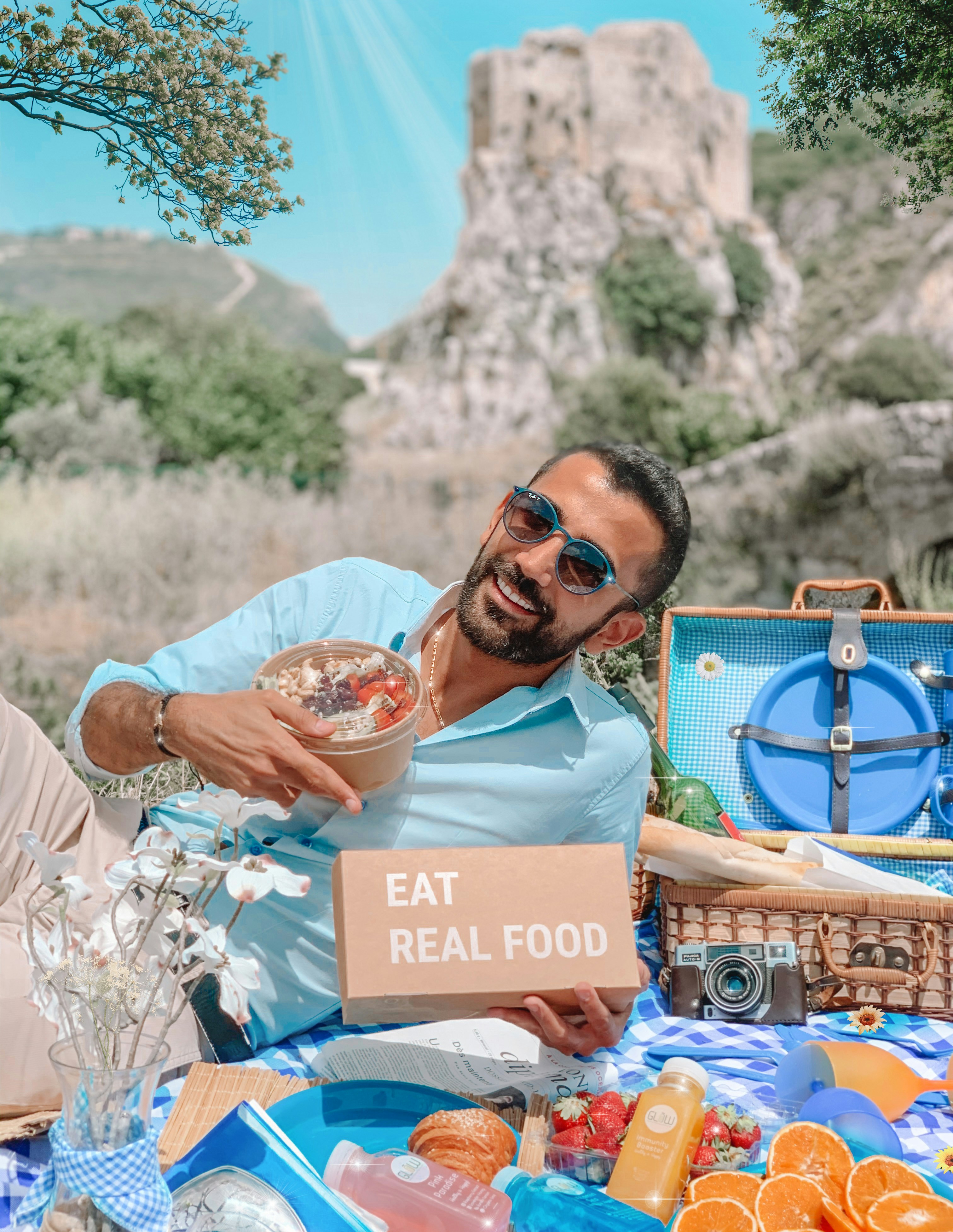 Picnic in the Hills: A Joyful Bite and Big Smile