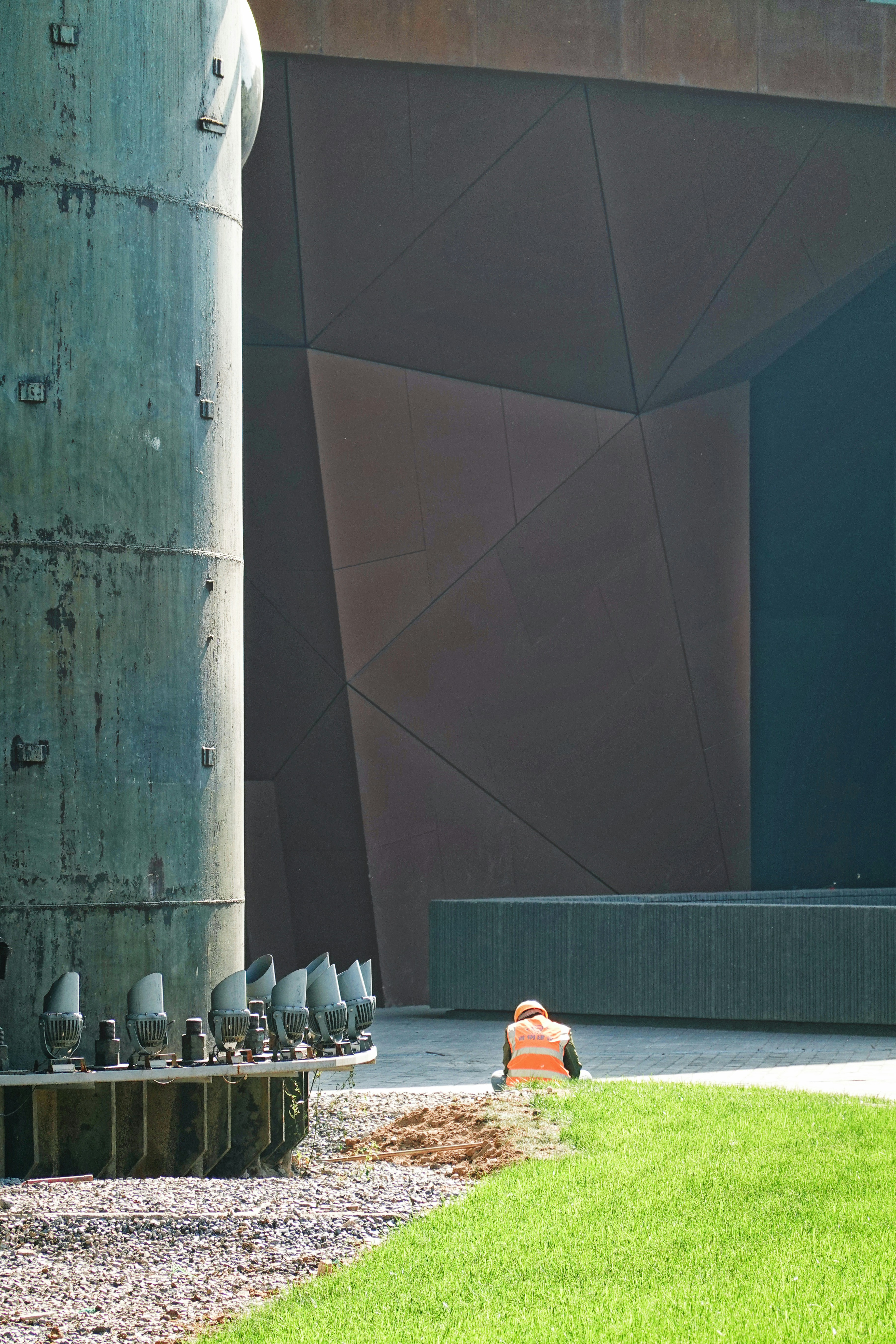 Industrial Harmony: Man and Machine in Balance