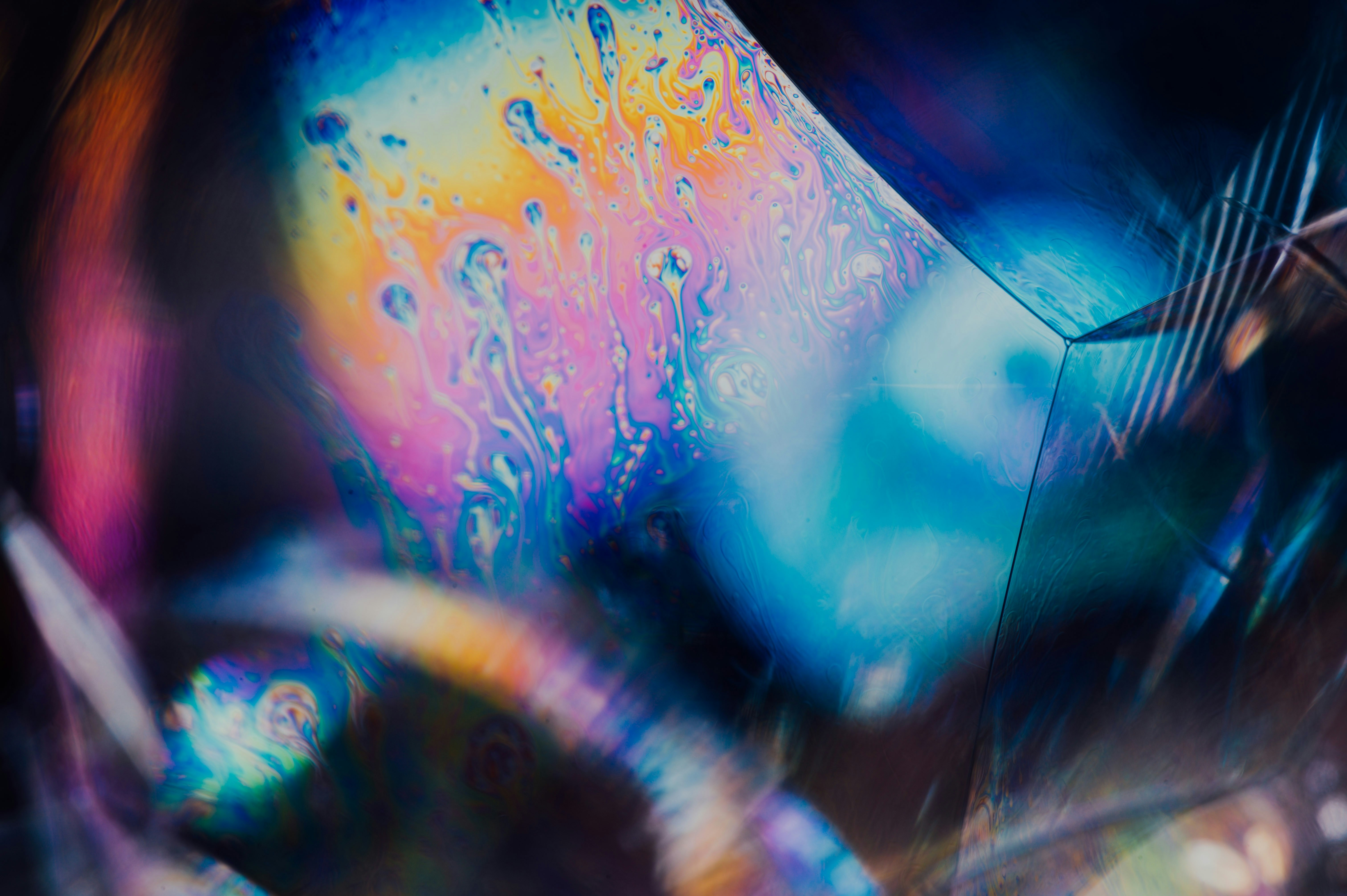 Blue green and red abstract painting photo – Free Art Image on Unsplash