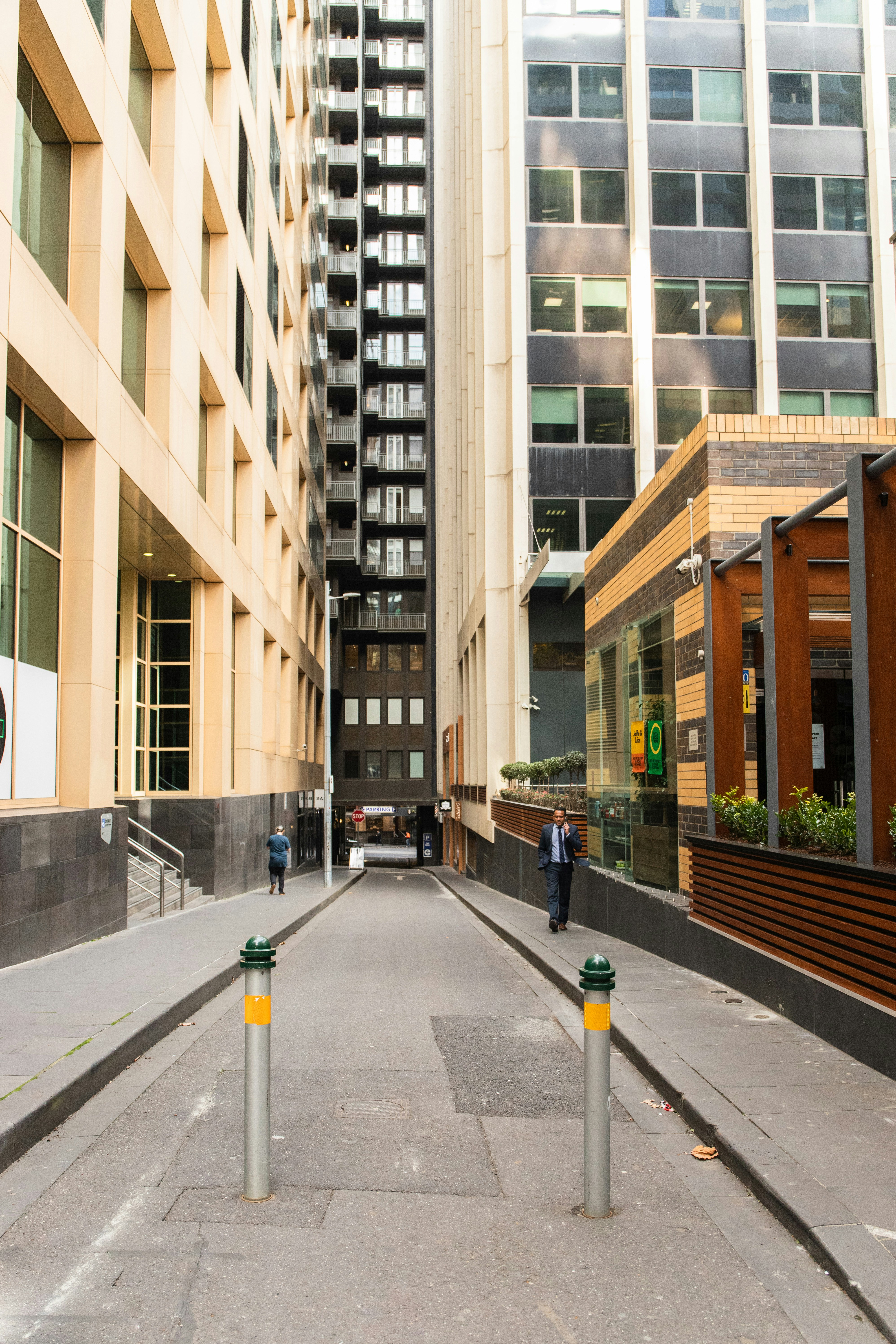Urban Corridor: A Quiet Between Skyscrapers