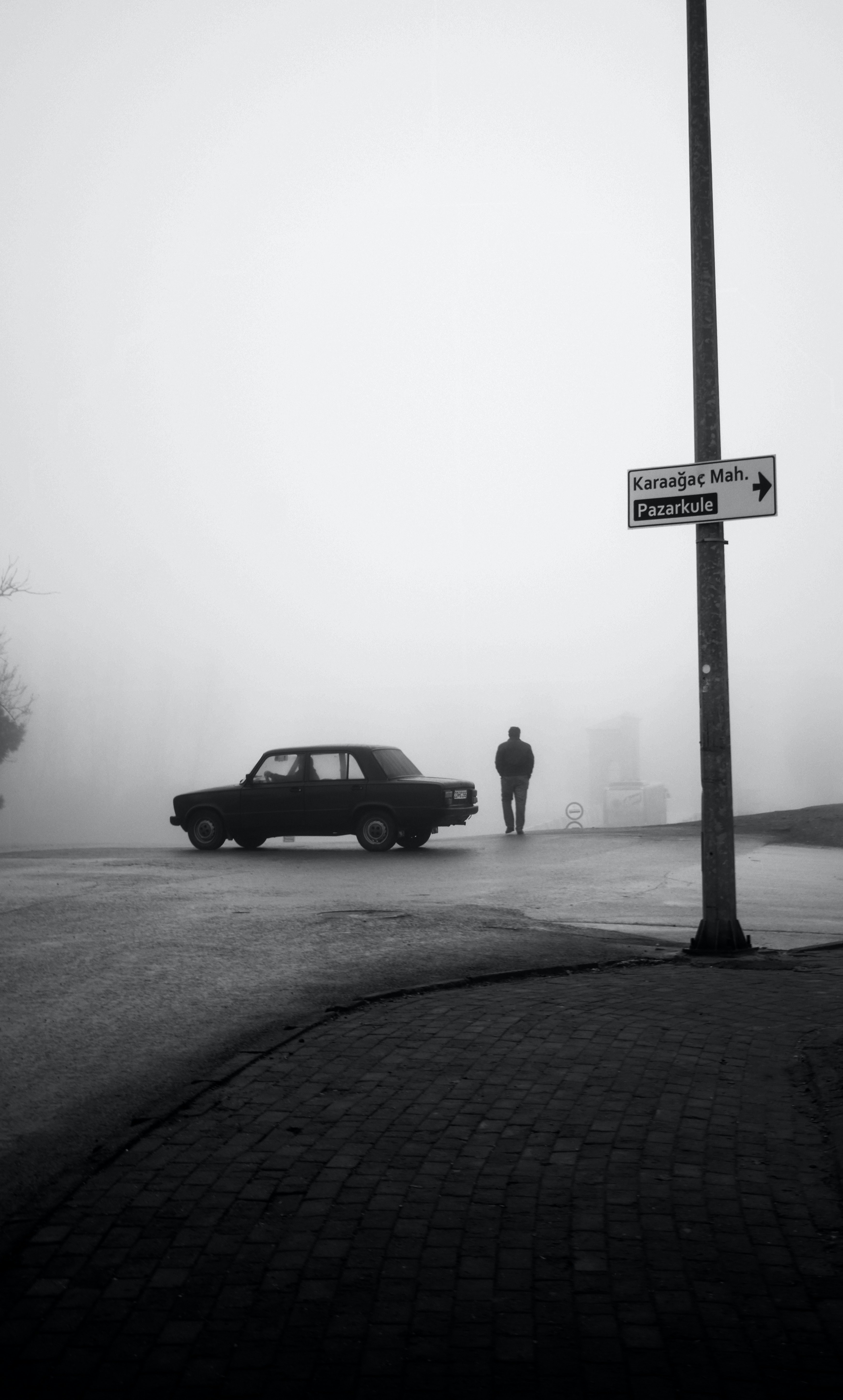 Grayscale photo of man standing beside car photo – Free Car Image on ...